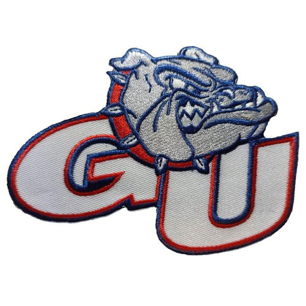 cloth hook and eye 42684 3 x 2.5 in. NCAA Gonzaga University Gonzaga Bulldogs Embroidered Patch ...