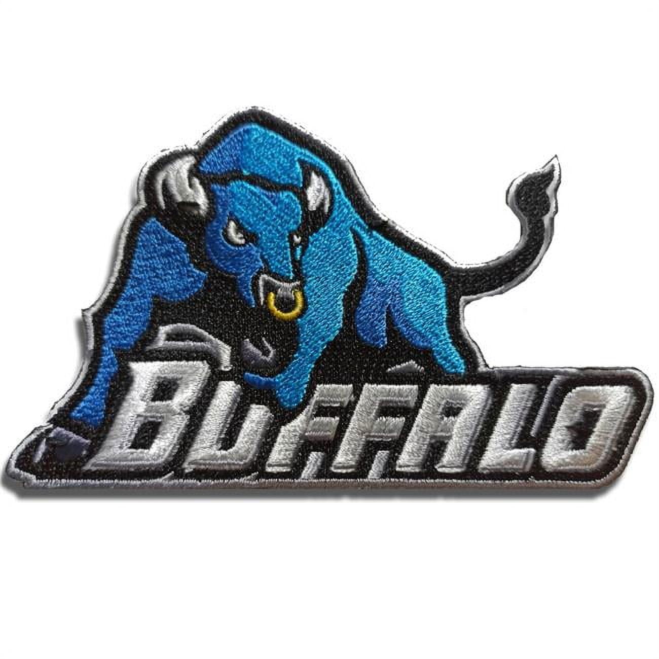 Buffalo University NCAA Buffalo Bulls Embroidered Patch, 4.25x3in Cloth ...