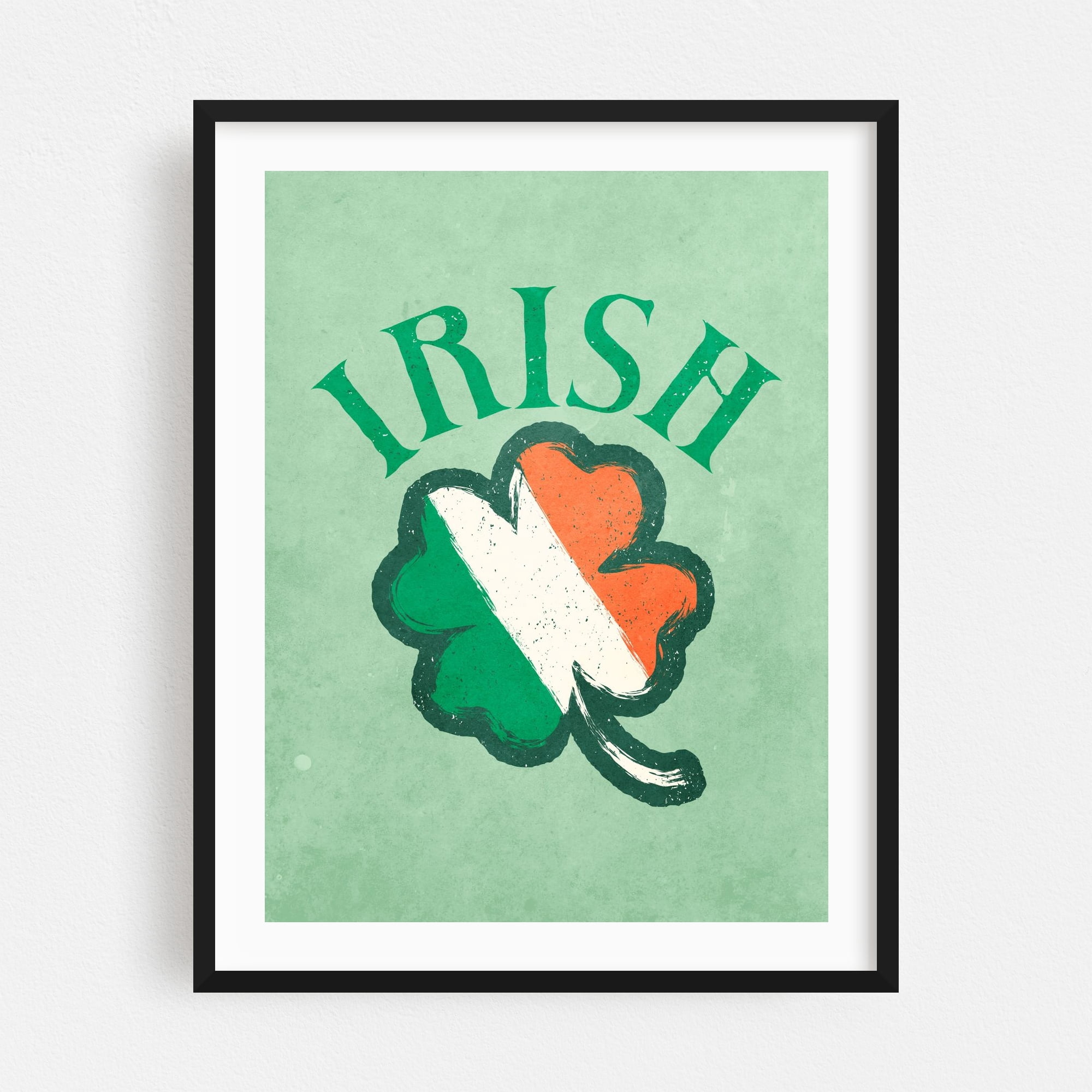 clover_brush_irish_flag_vintage_irish - Ireland Illustration Vintage ...