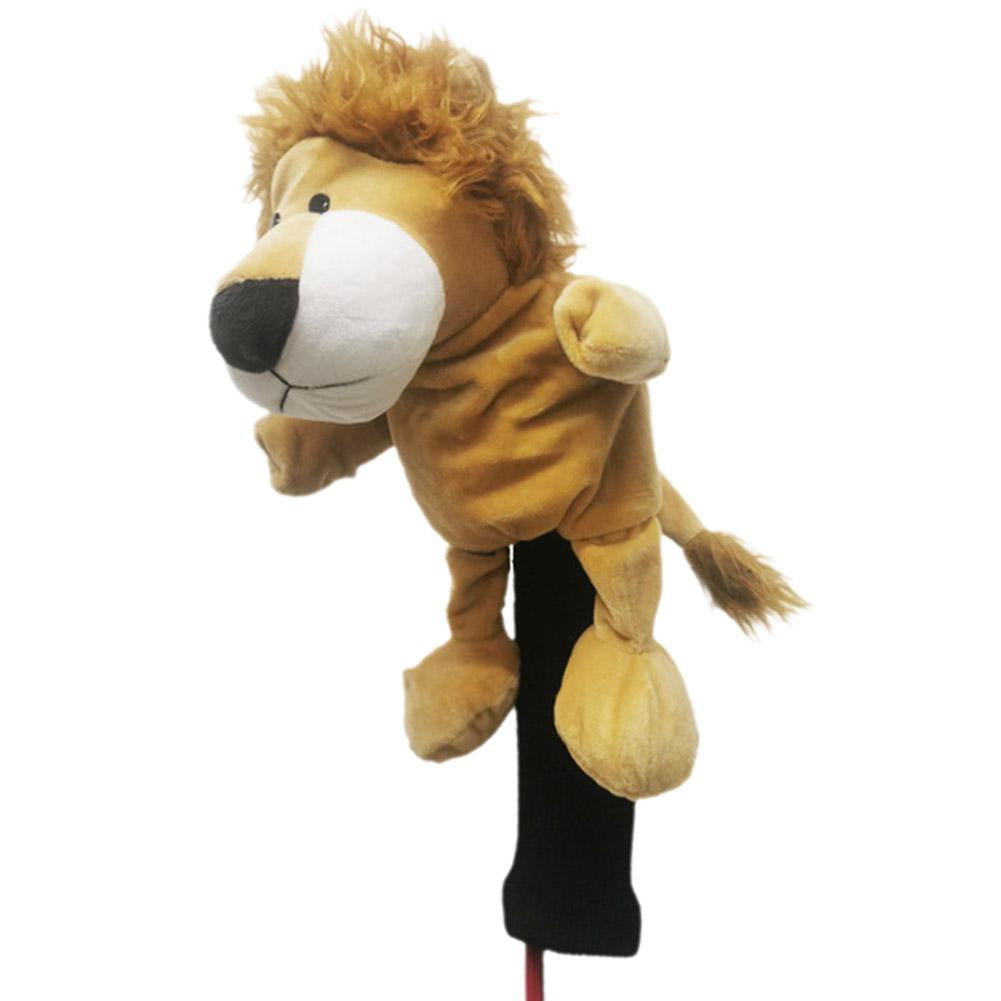 club cover cartoon cute lion club head protection club cover F5T7 C5W6 ...