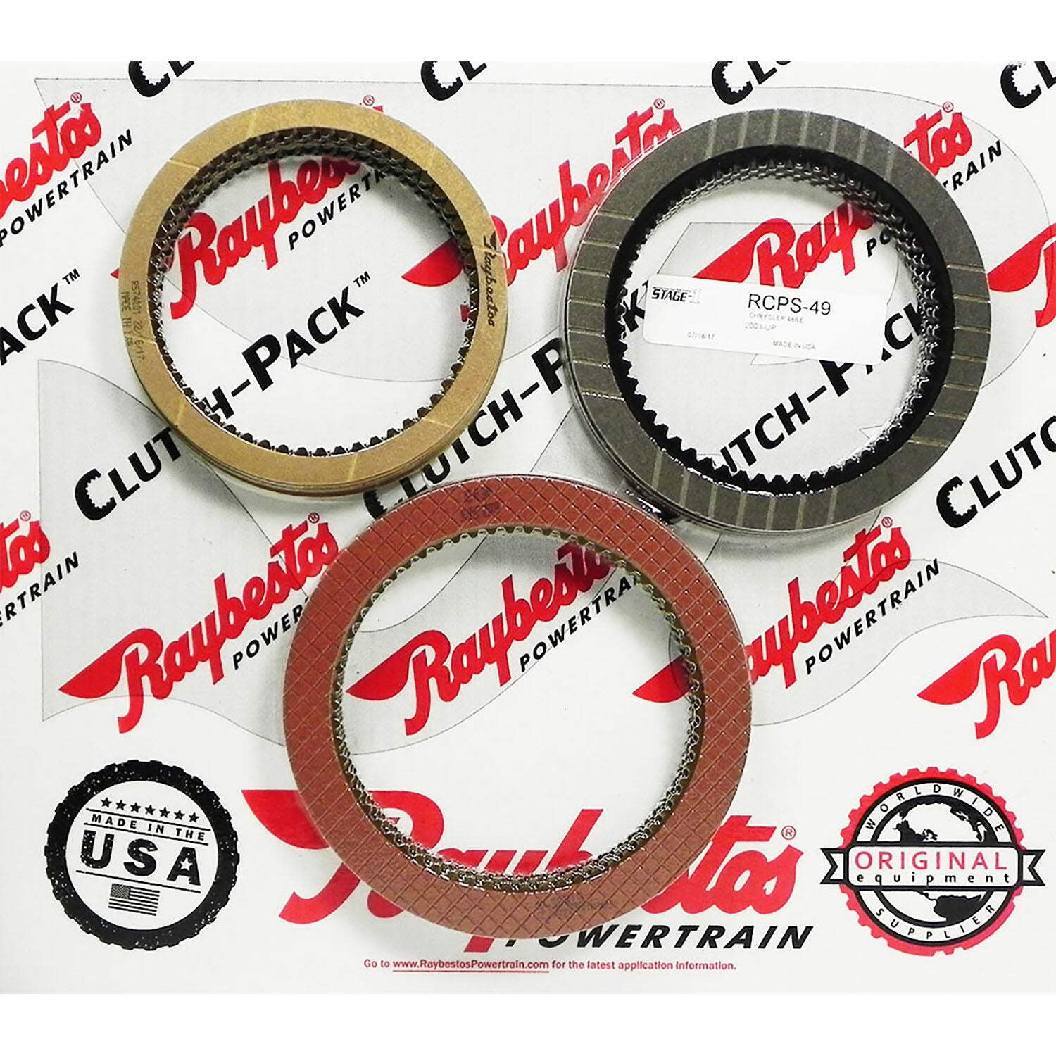 clutch pack RAY.BESTOS stage 1 red clutches performance 48re Automatic ...