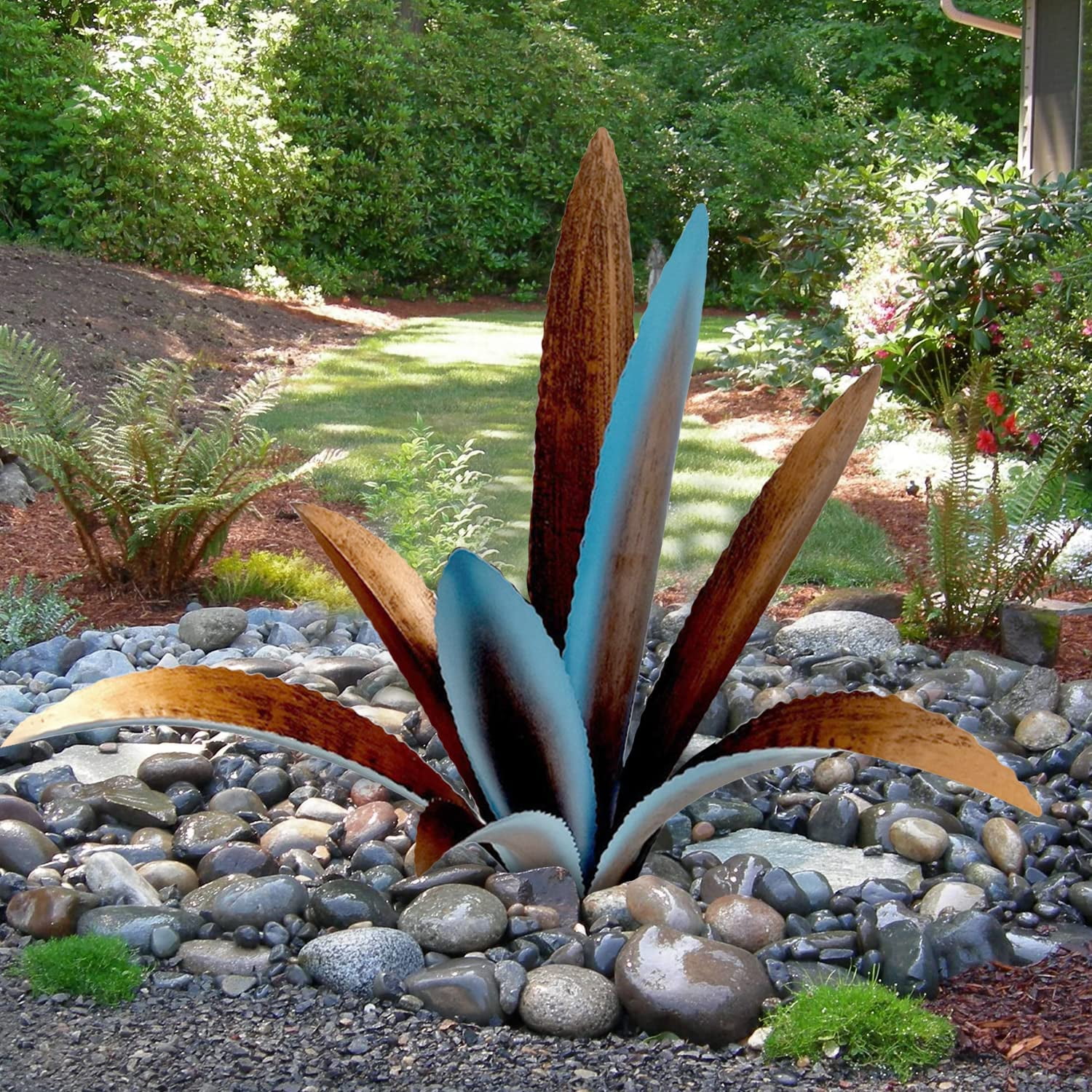 clyqyy DIY Metal Agave Plant Art Yard Tequila Art Sculpture, Tequila ...