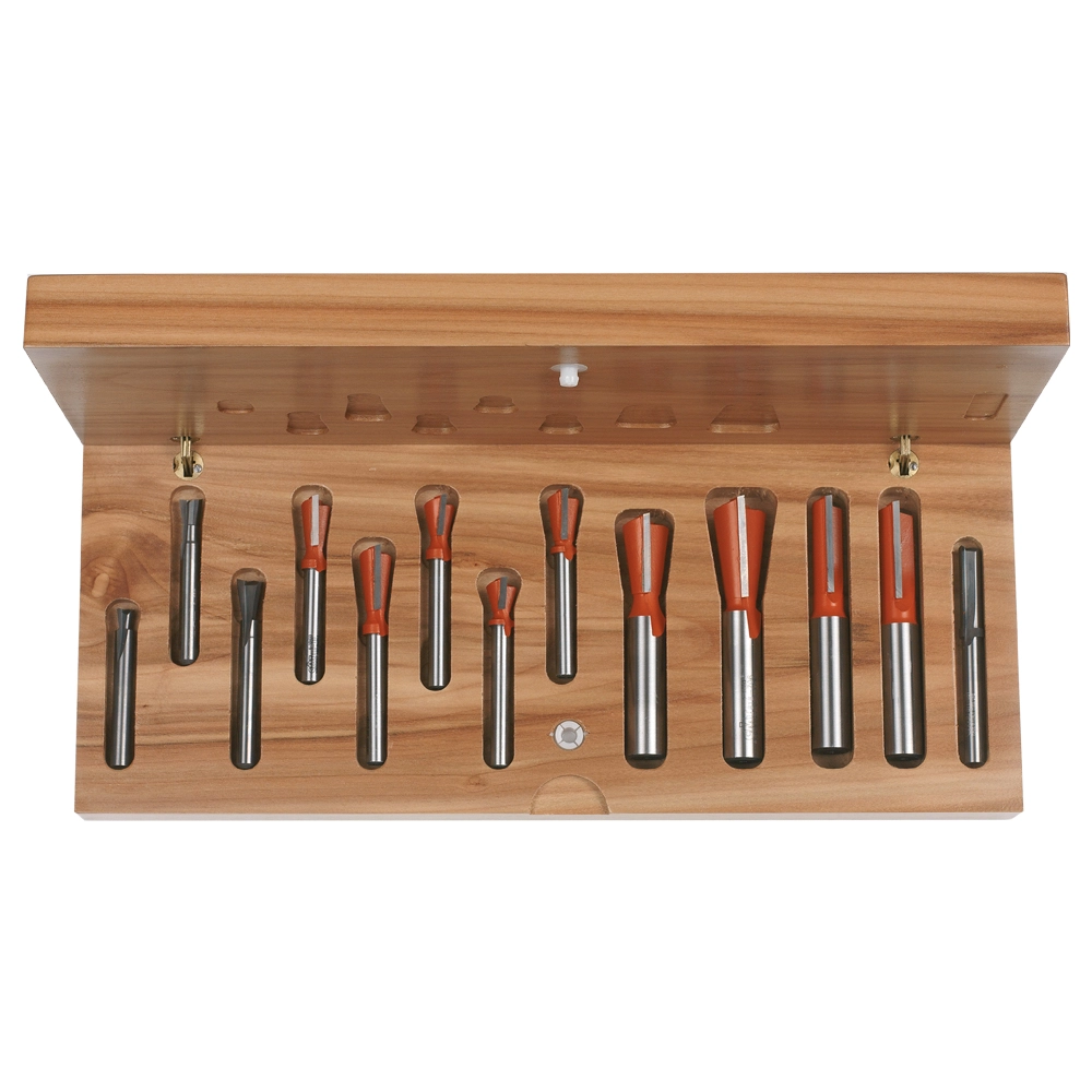 CMT Orange Tool 800.519.11 13-PIECE DOVETAIL & STRAIGHT ROUTER BIT SET ...