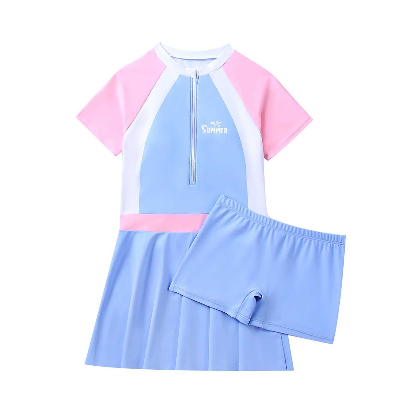 cnuiaeg Kids' Swimwear Girls' One Pece Swimsuit | UPF 50+ Profesional ...