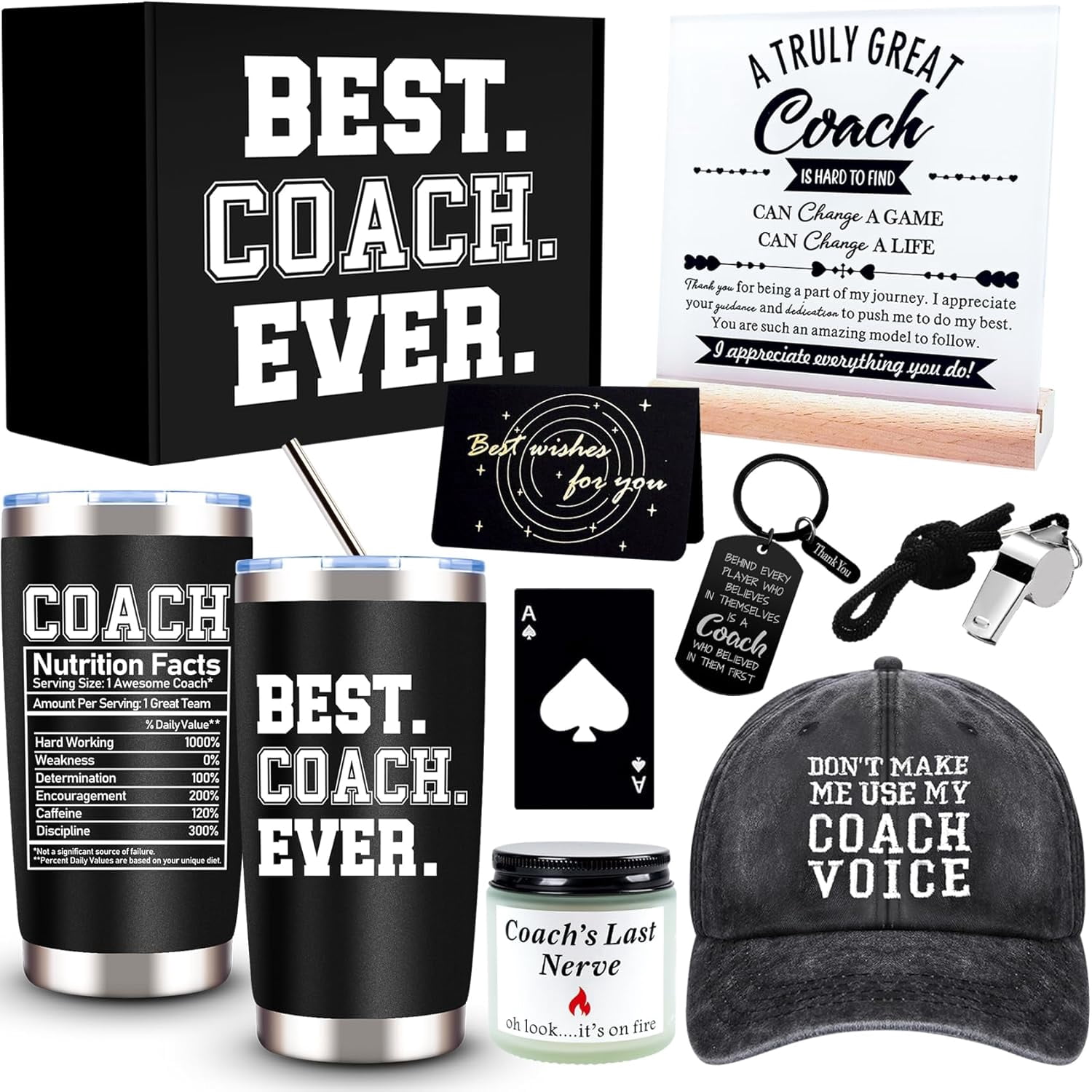 coach gifts for men women, 20 oz best coach ever tumbler gifts, thank ...