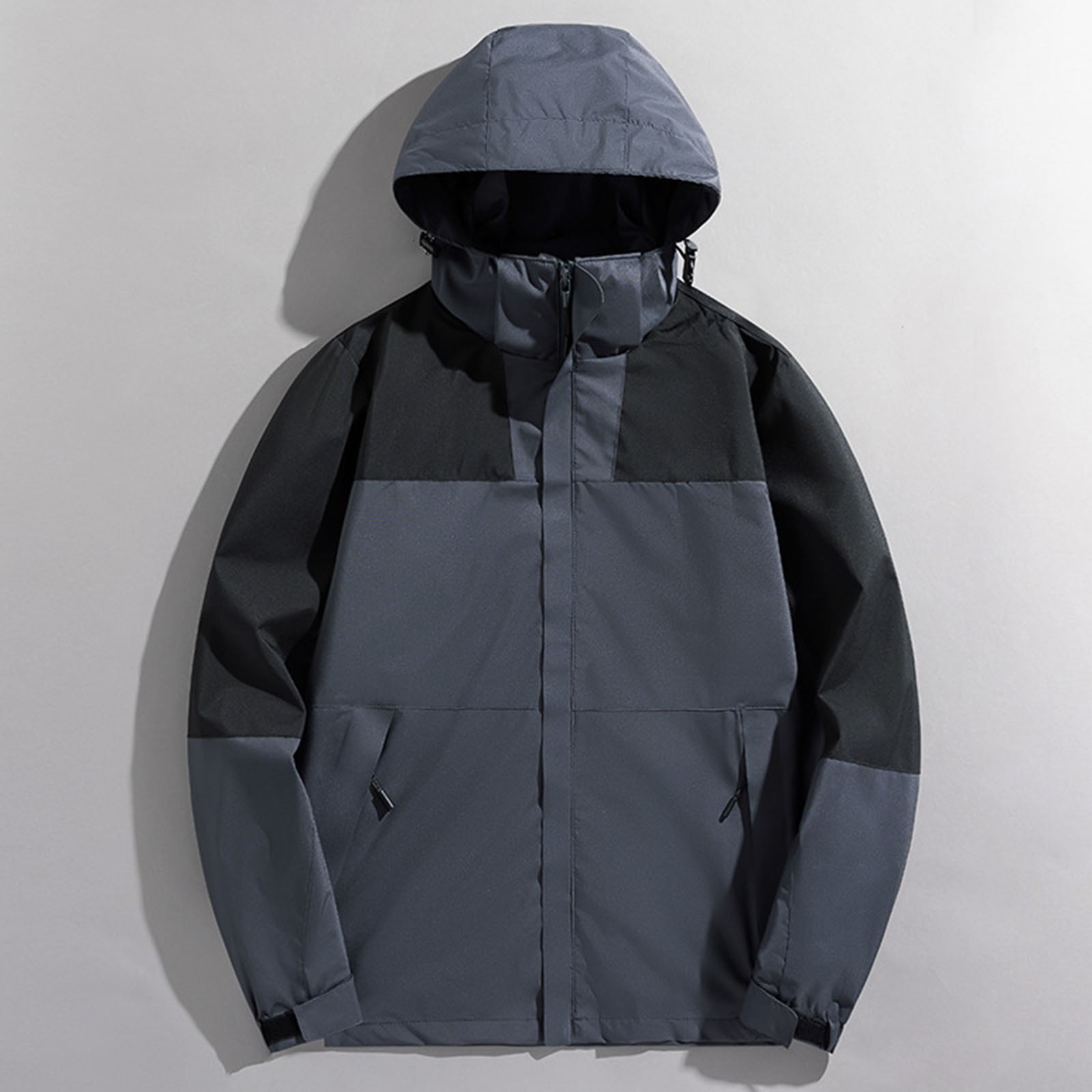 coats for women,Dark Gray Rain Jacket Women with Hooded Lightweight ...