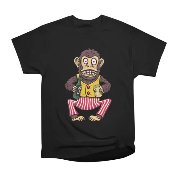 cocktail monkey TShirt Tee Gift For Him Merch For Her Apparel For ...