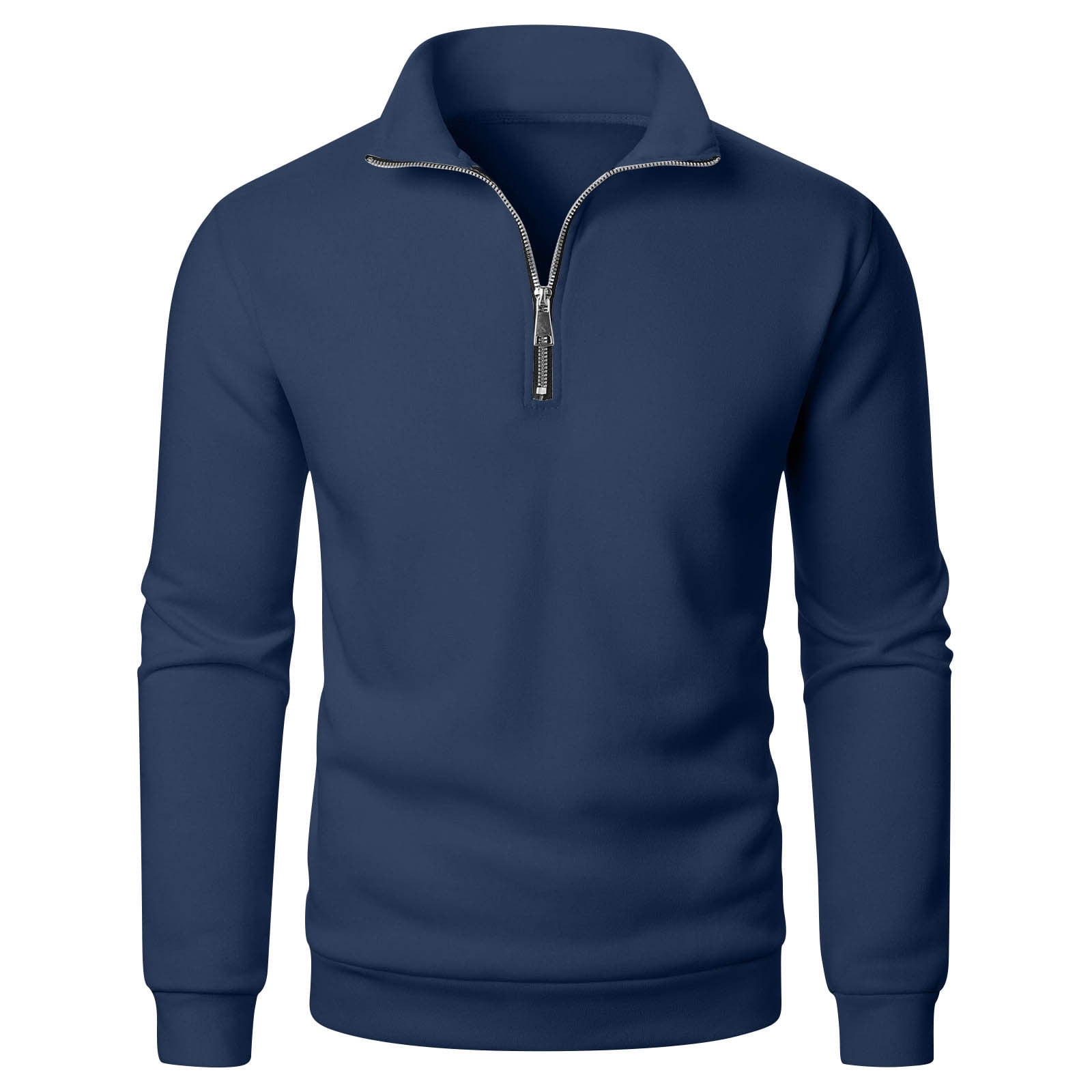 cocolona Mens Quarter Zip Pullover Sweatshirts Fall Winter Long Sleeve ...