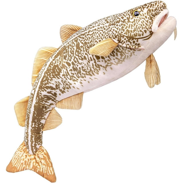 cod Plush Toy, Realistic cod Stuffed Animal plush Toy Cute Children's ...