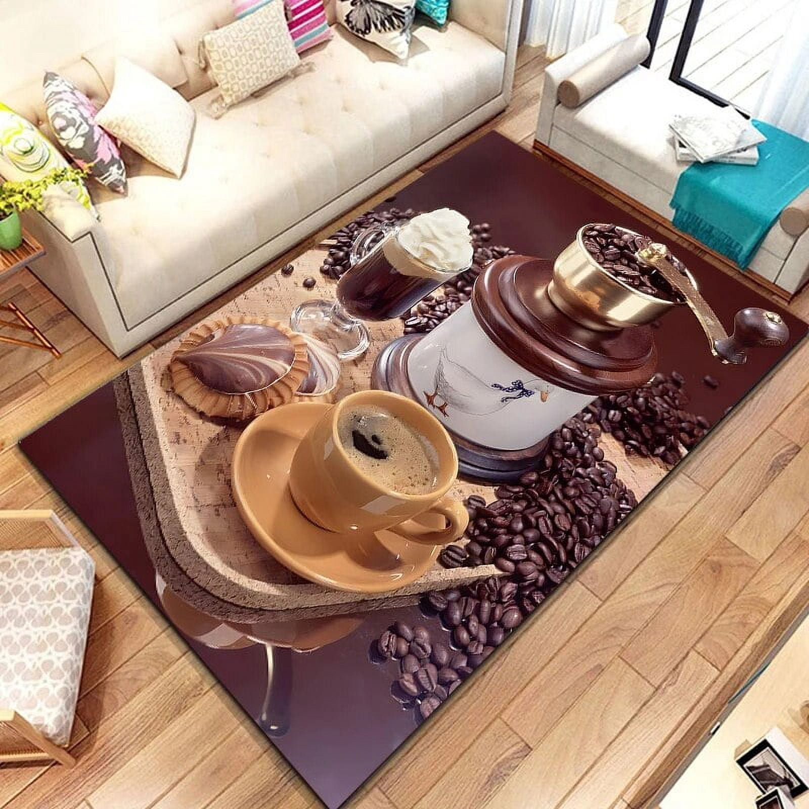 coffee Large Carpet Living Room Home Decor Sofa Table Rug Anti Slip ...
