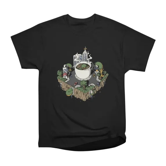coffee and giant snake diorama T-Shirt Tee Gift For Him Merch For Her ...
