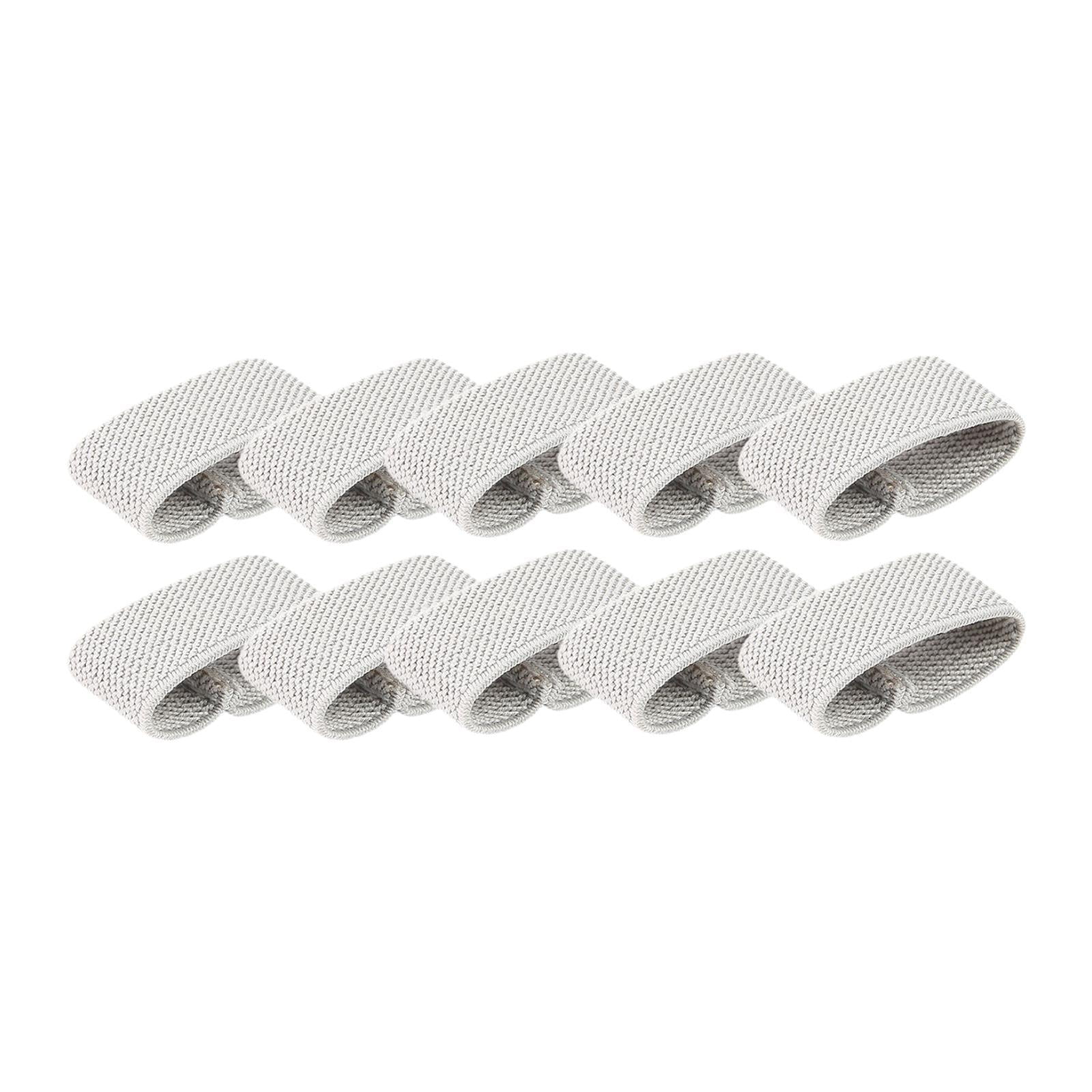 colaxi 10 Pieces Elastic Belt Keepers Belt Loops Nylon for 1.5" Wide ...