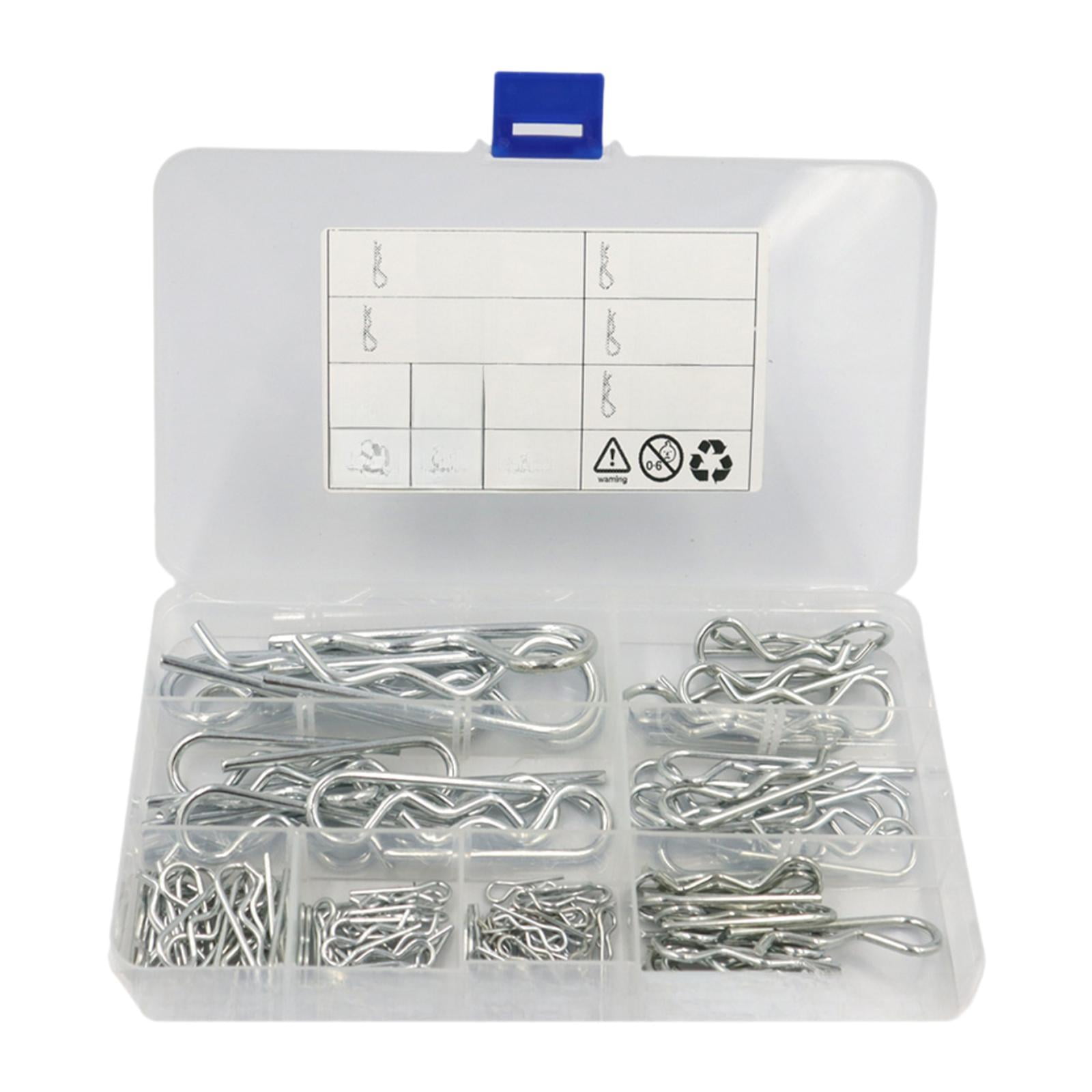 colaxi 125Pcs Cotter Hairpin Clips Replacement Fastener Splits Pin for ...