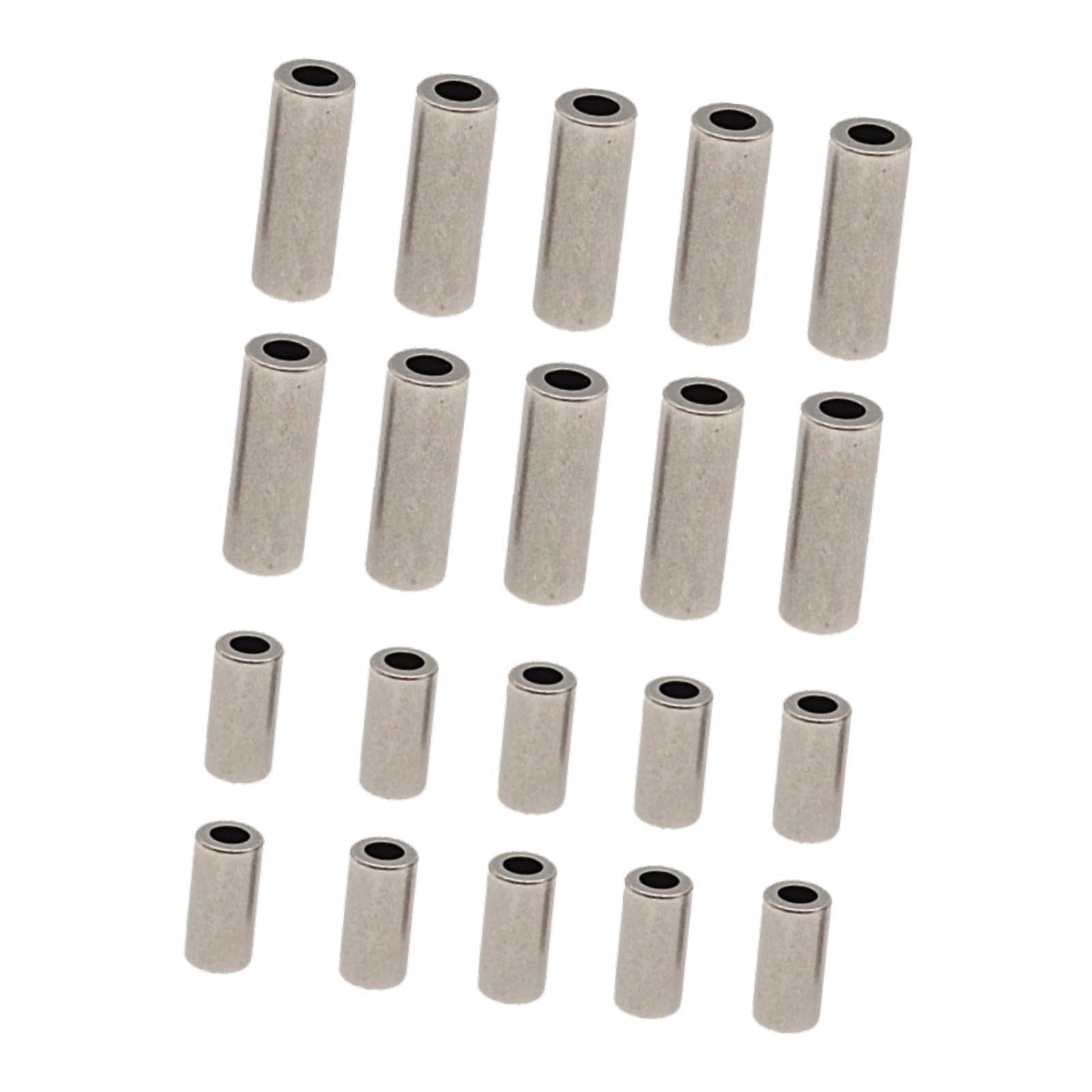 colaxi 20 Pieces Fishing Sleeves Single Barrel Versatile Use ing Sleeve ...