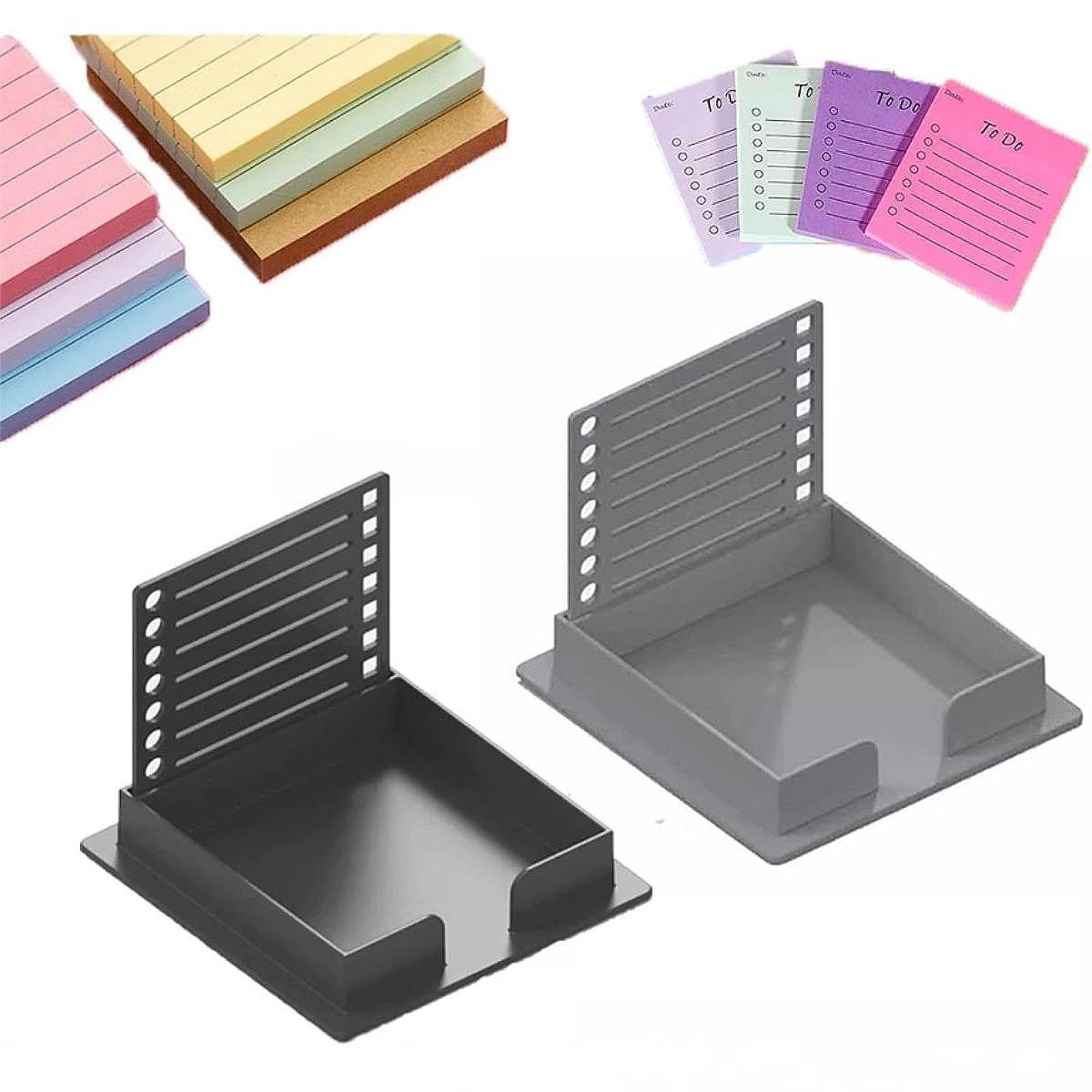 colaxi 2x Premium 3x3 inch Sticky Notes Holder with Stencil for Dorm ...
