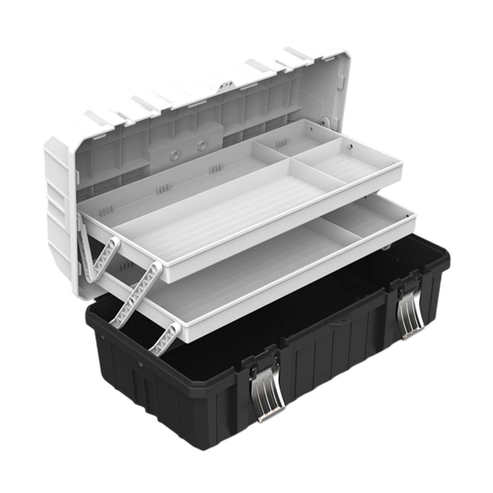 colaxi 3 Layer Foldable Tool Box Hardware Parts Storage Case Household ...