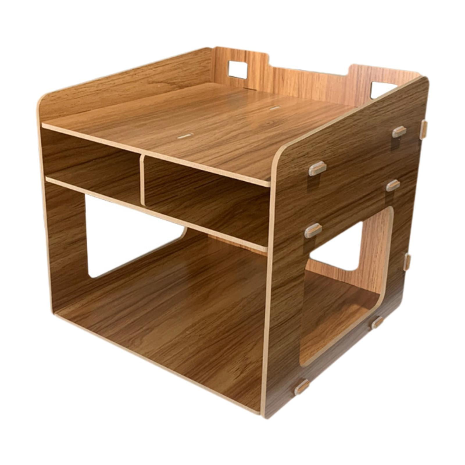 colaxi 3 Tier Printer Stand Countertop Organizer Space Saving Printer Rack Desktop Storage Rack ...