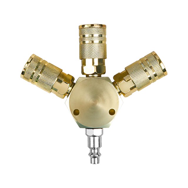 colaxi 3 Way Air Hose Fitting 1/4'' 3 Way Quick Connector Universal ...