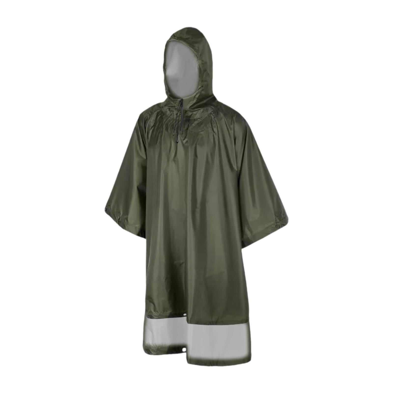 colaxi 3 in 1 Hooded Rain Poncho Rain Coat Men Women Waterproof ...