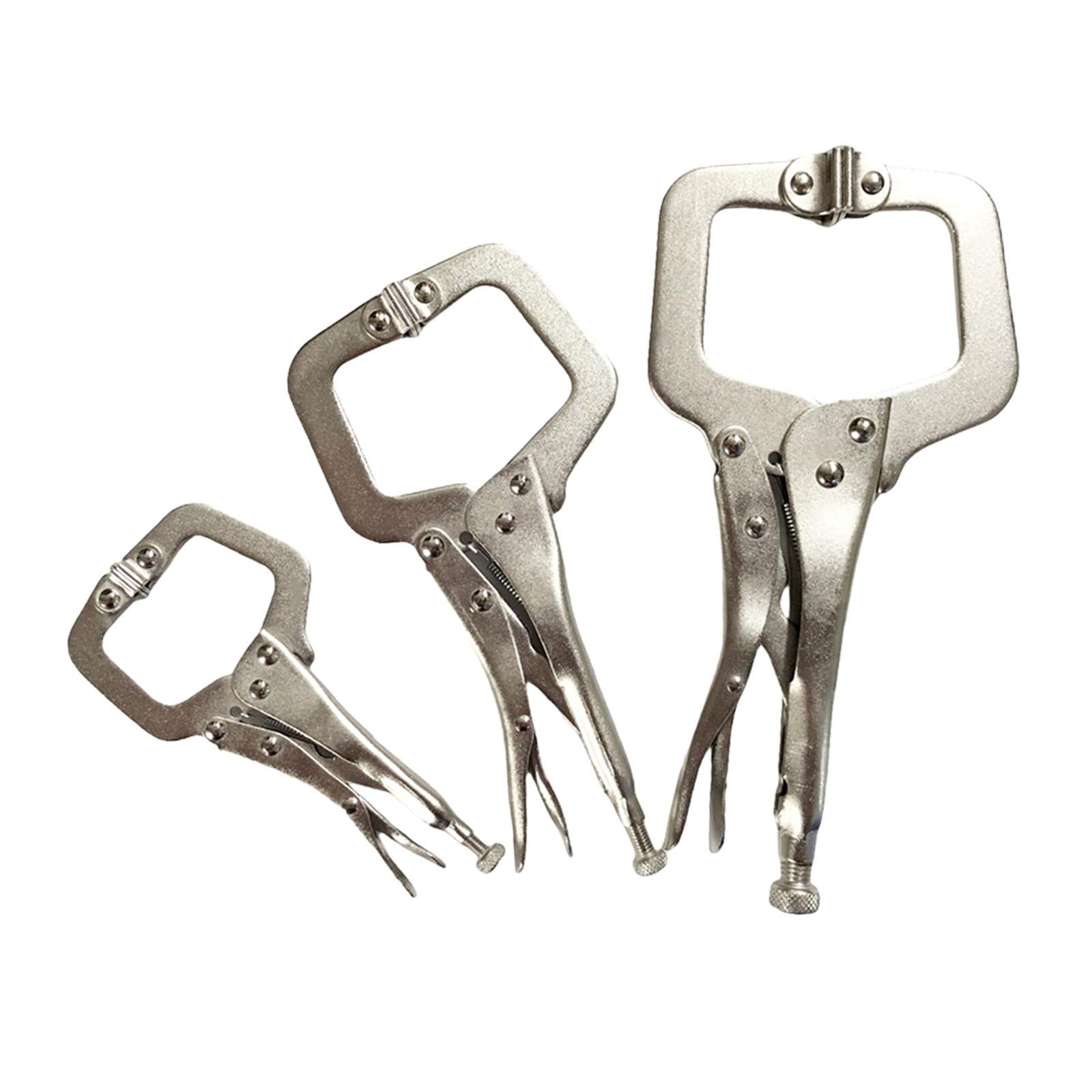 colaxi 3Pcs Vise Clamps Locking Pliers 6 Inches 9 Inches 11 Inches ...