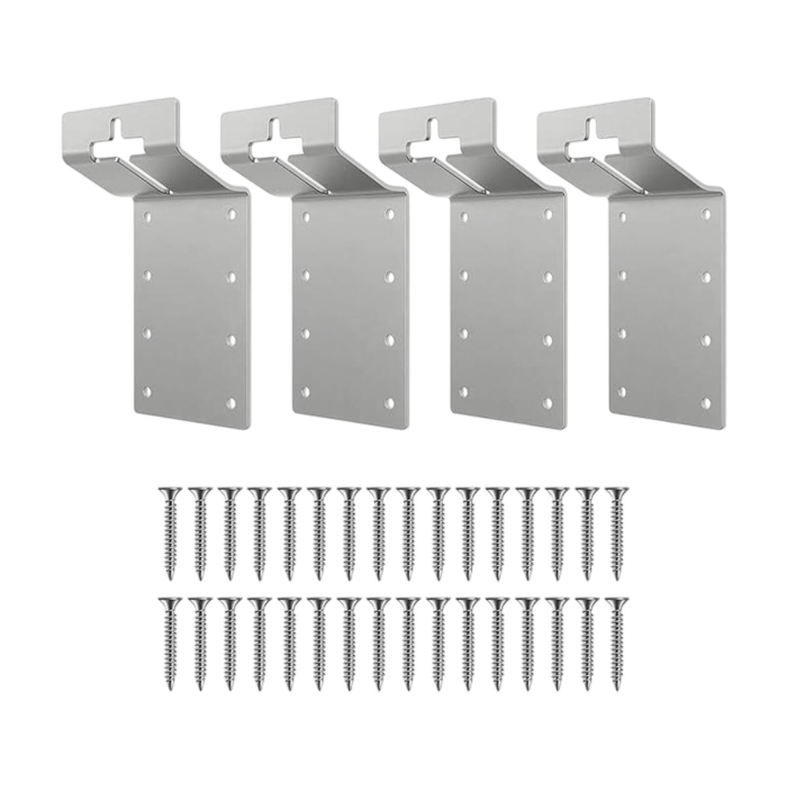 colaxi 4 Pieces T Post Mounting Bracket T Post Target Hanger Multipurpose Garden Supplies ...