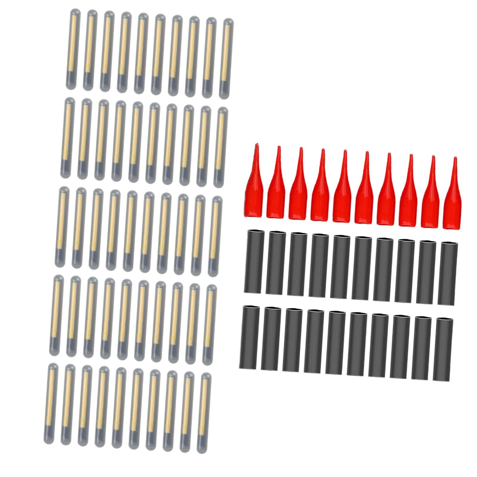 colaxi 50Pcs Fishing Glow Sticks Bulk Mini Glow Stick Rod Tip Glow Lamp ...