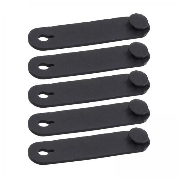 colaxi 5x5 Pieces Silicone Cable Straps for Desk Cable Management Frame ...