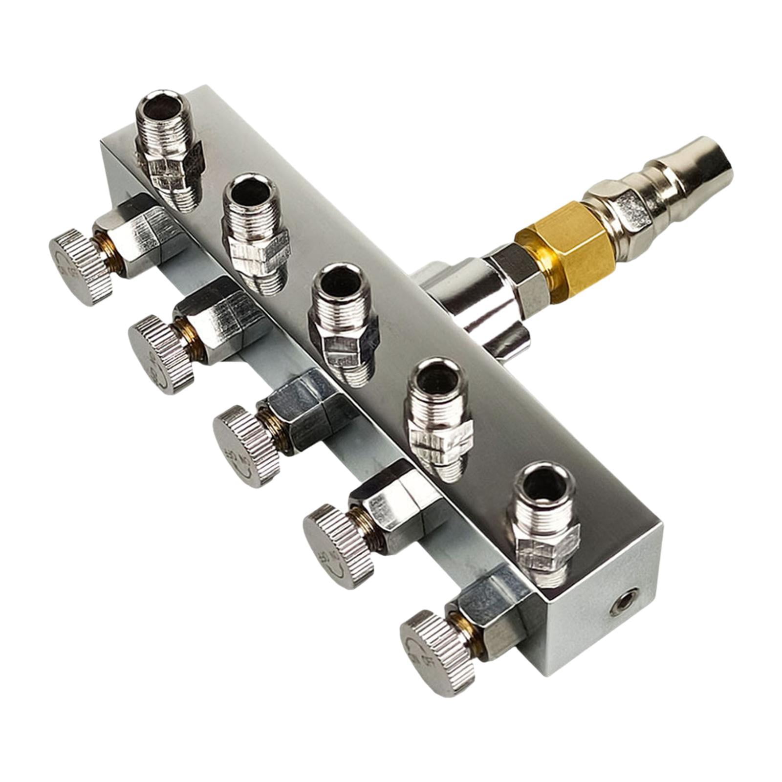 colaxi Airbrush Air Hose Splitter with Air Inlet Air Outlets Airbrush ...