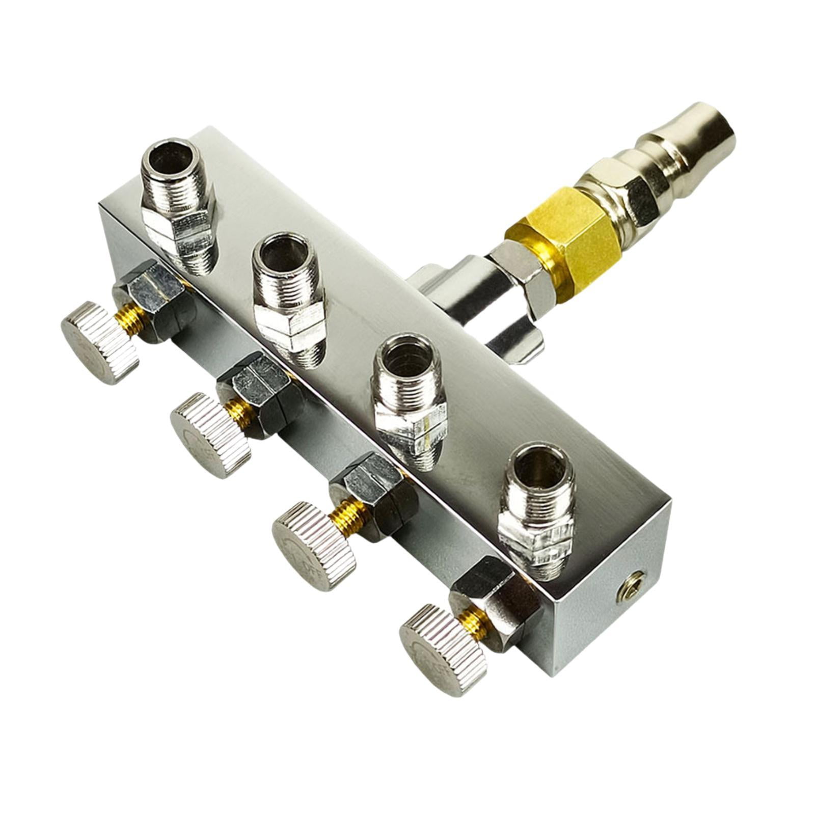 colaxi Airbrush Air Hose Splitter with Air Inlet Air Outlets Airbrush ...