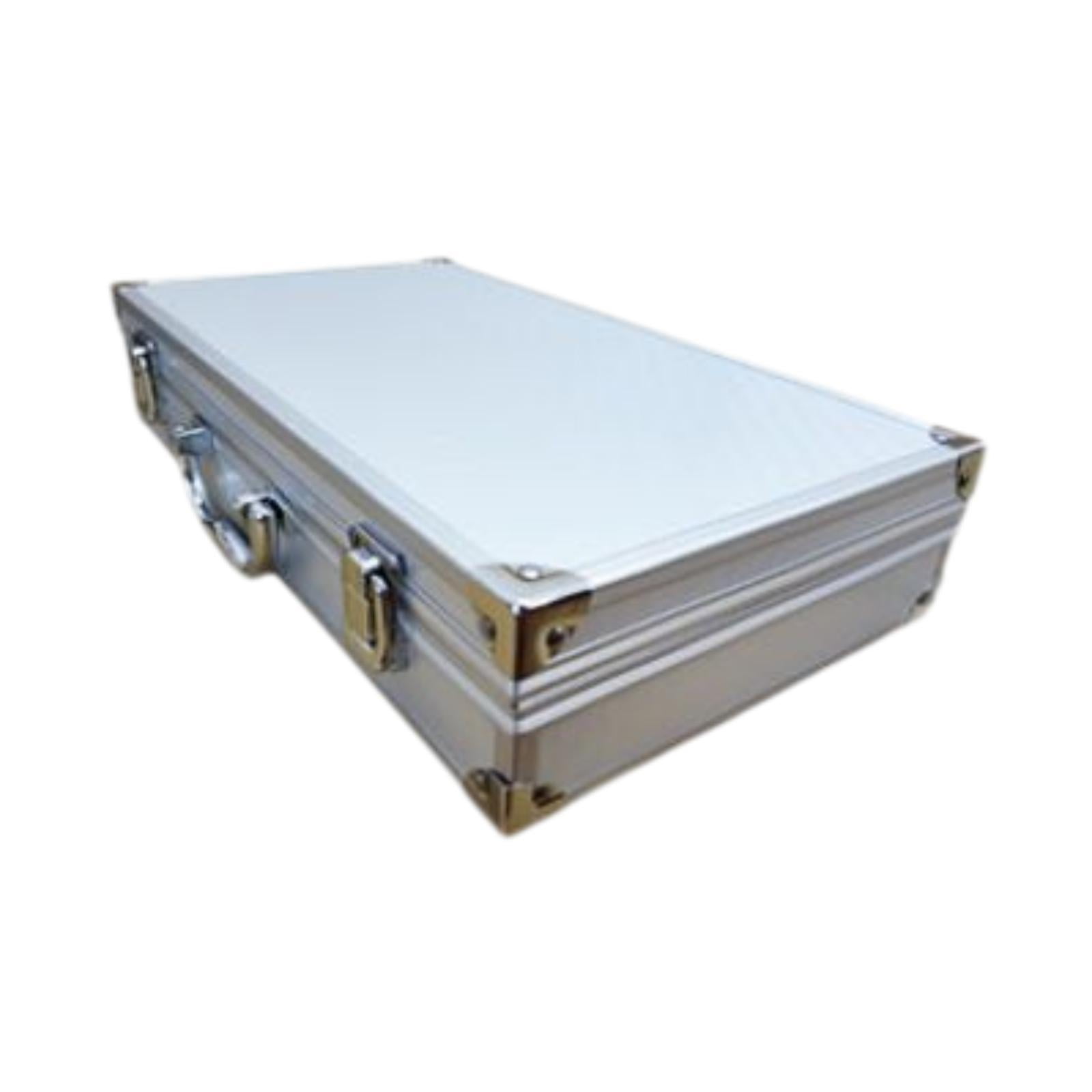 colaxi Aluminum Alloy Tool Box Hard Carrying Case Spacious Multipurpose ...