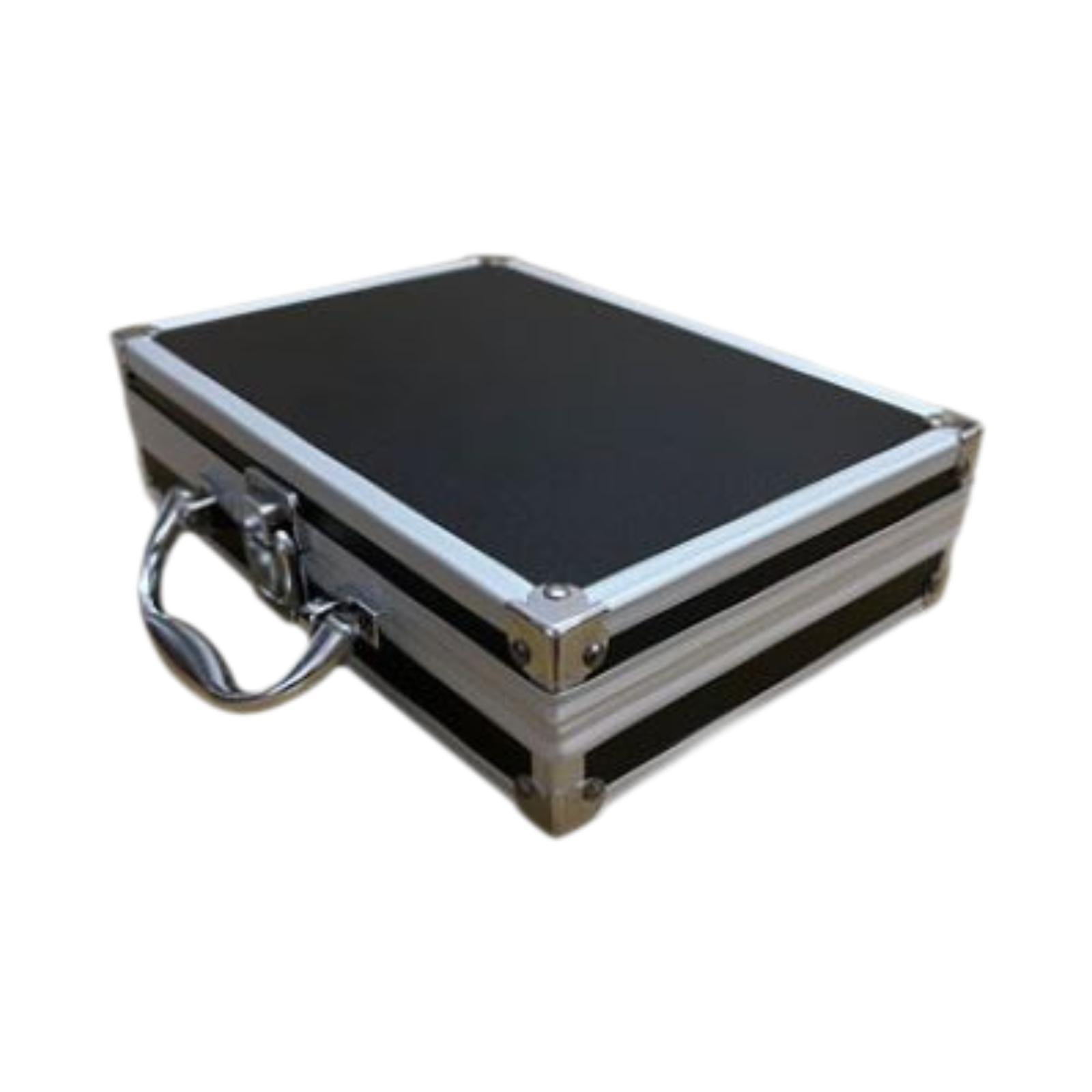 colaxi Aluminum Alloy Tool Box Hard Carrying Case Spacious Multipurpose ...
