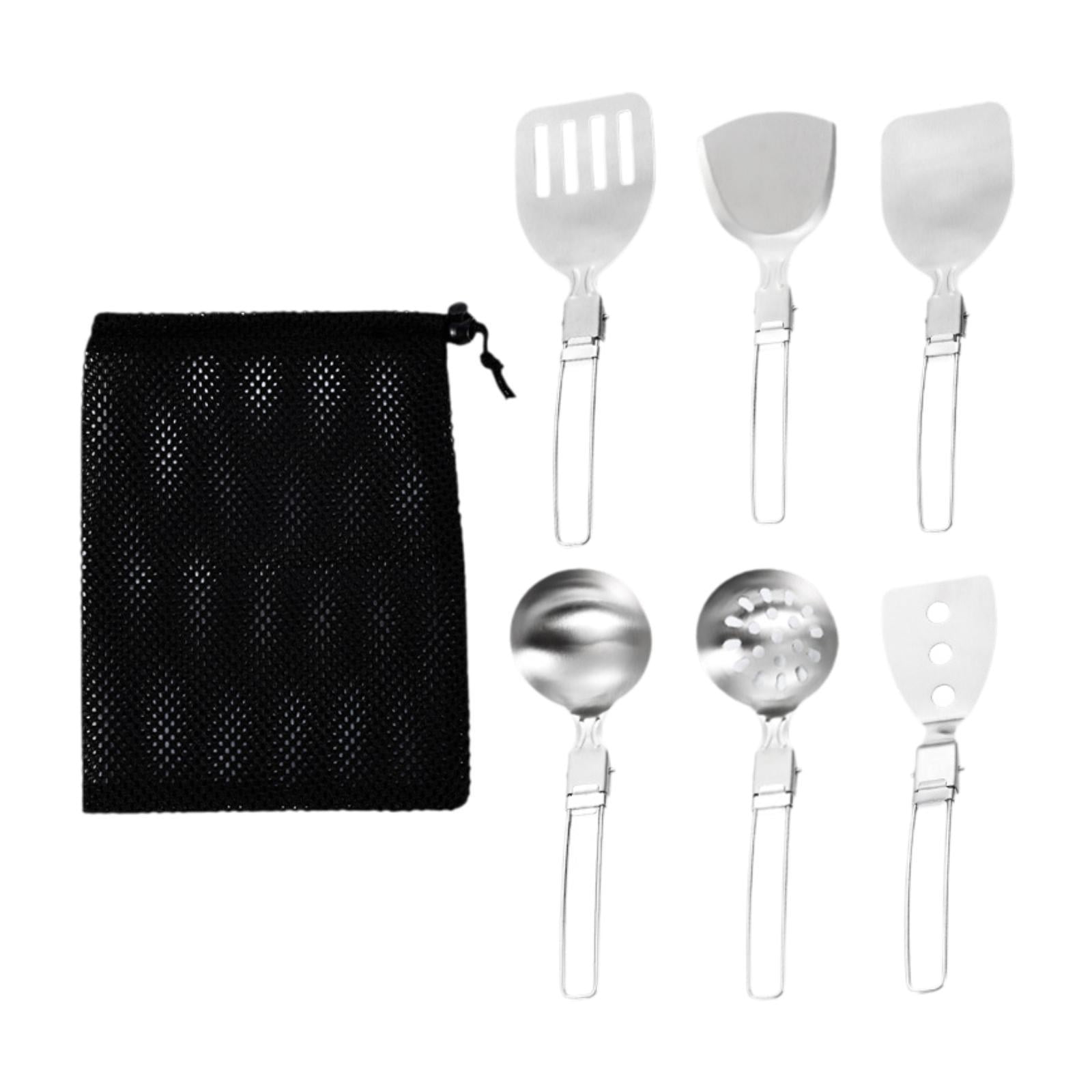 colaxi Camp Cooking Utensil Set Portable Camping Kitchen Utensil Set ...