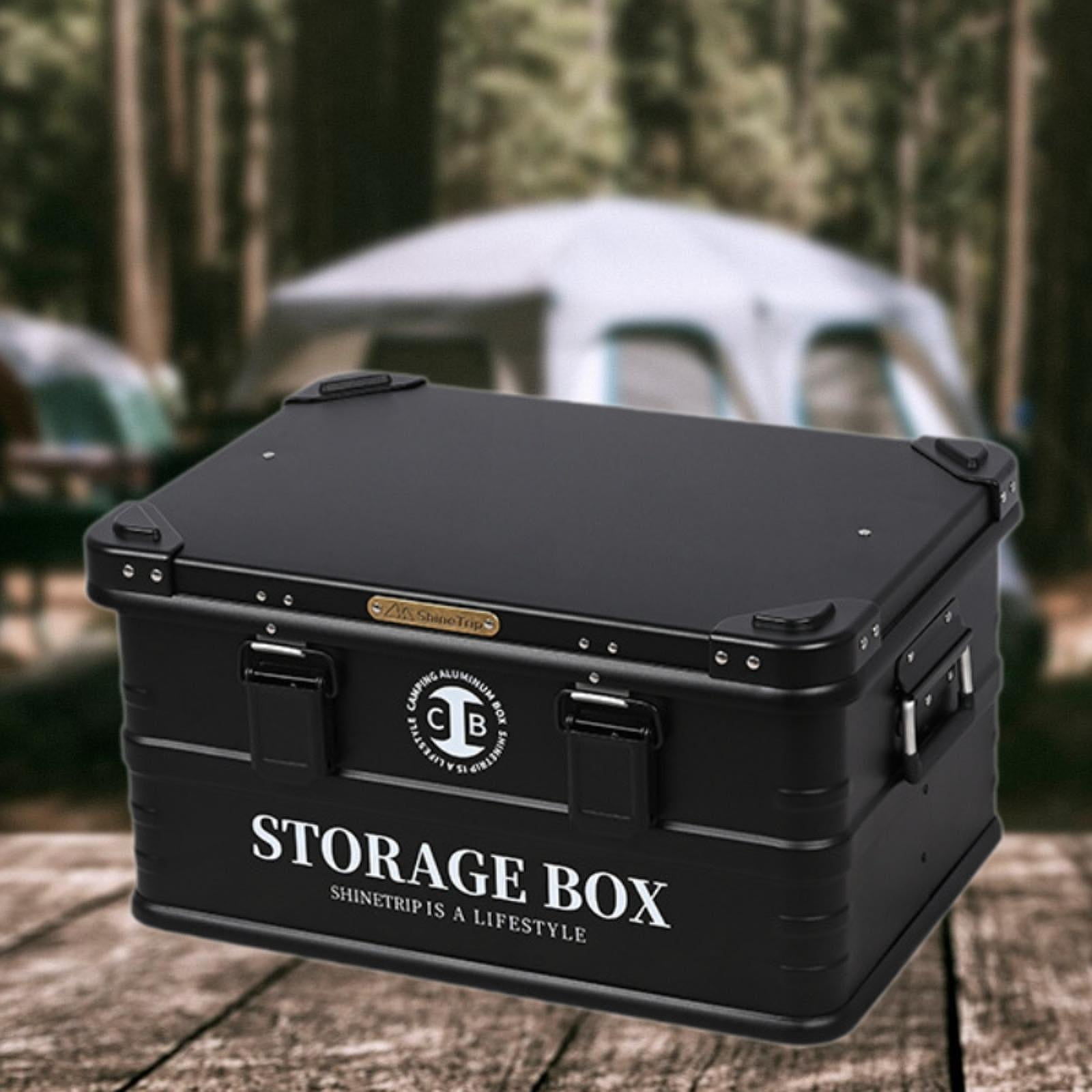 colaxi Camping Storage Box Container with Lid with Handles Portable ...