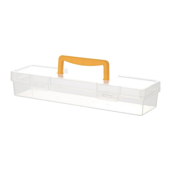 colaxi Clear Tool Box with Handle Container Case Bin Hardware Storage ...