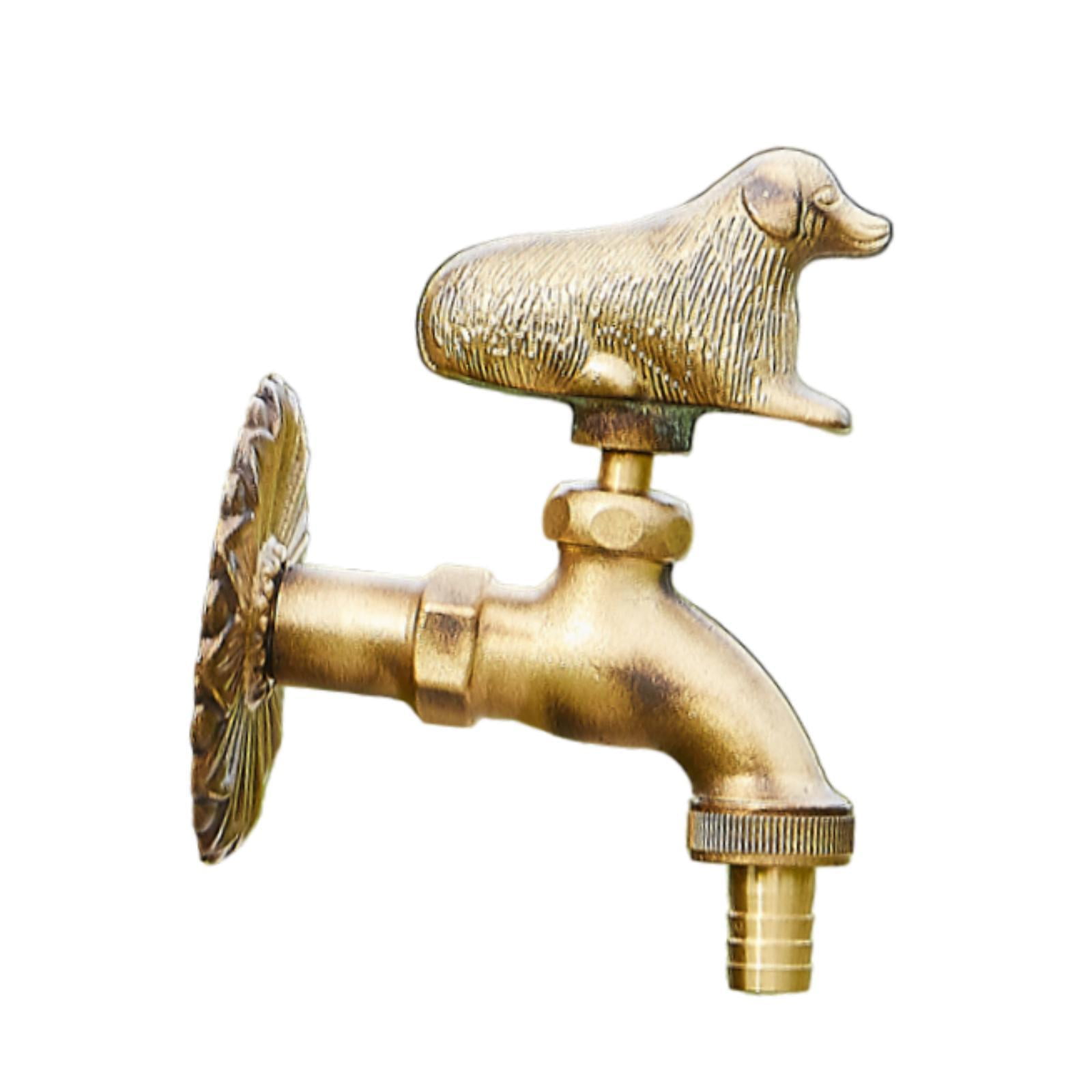 colaxi Decorative Outdoor Garden Faucet Wall Mount Tap, Vintage Design ...
