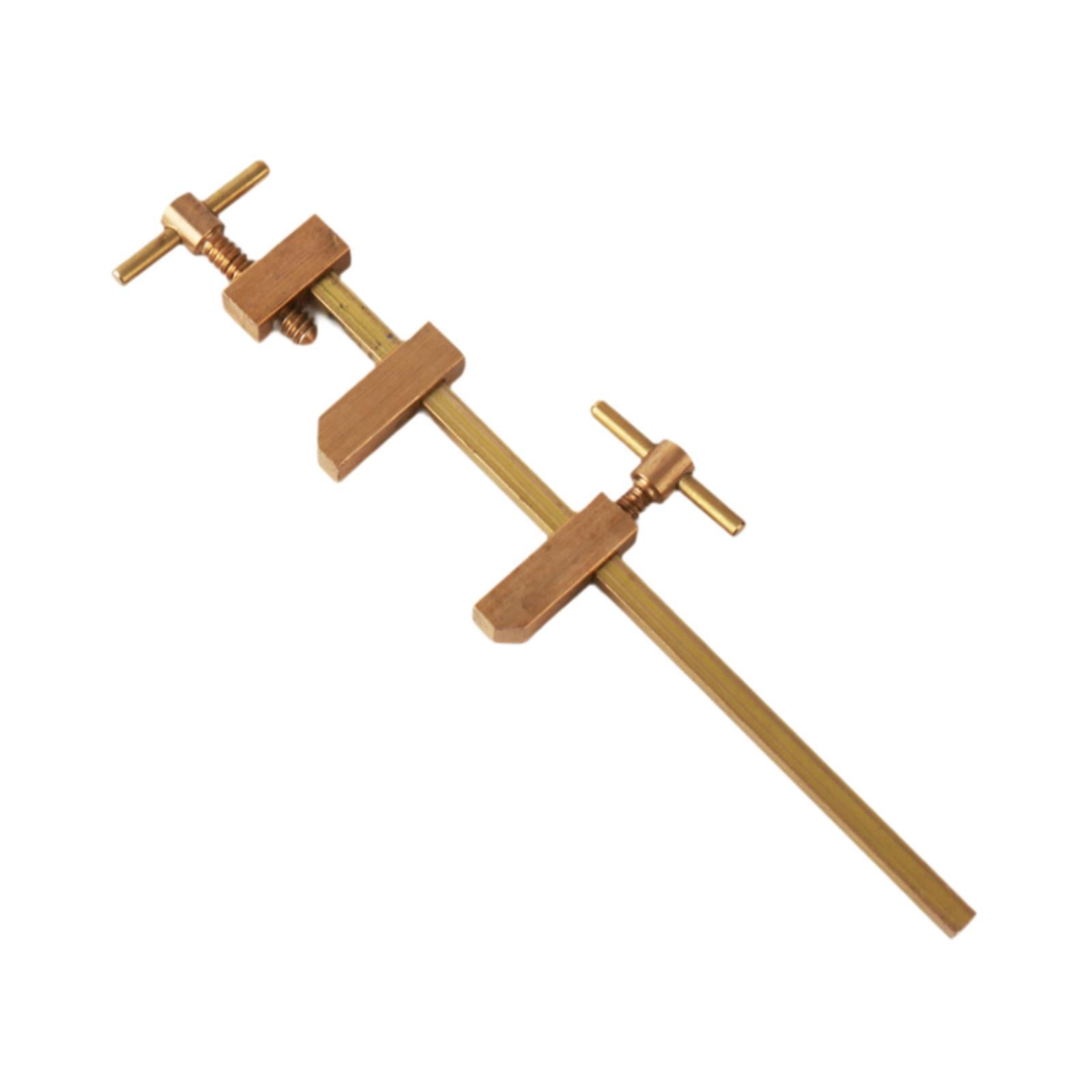 colaxi F Clamp Japanese Wood Clamp Brass Comfortable Fixture Splicing ...