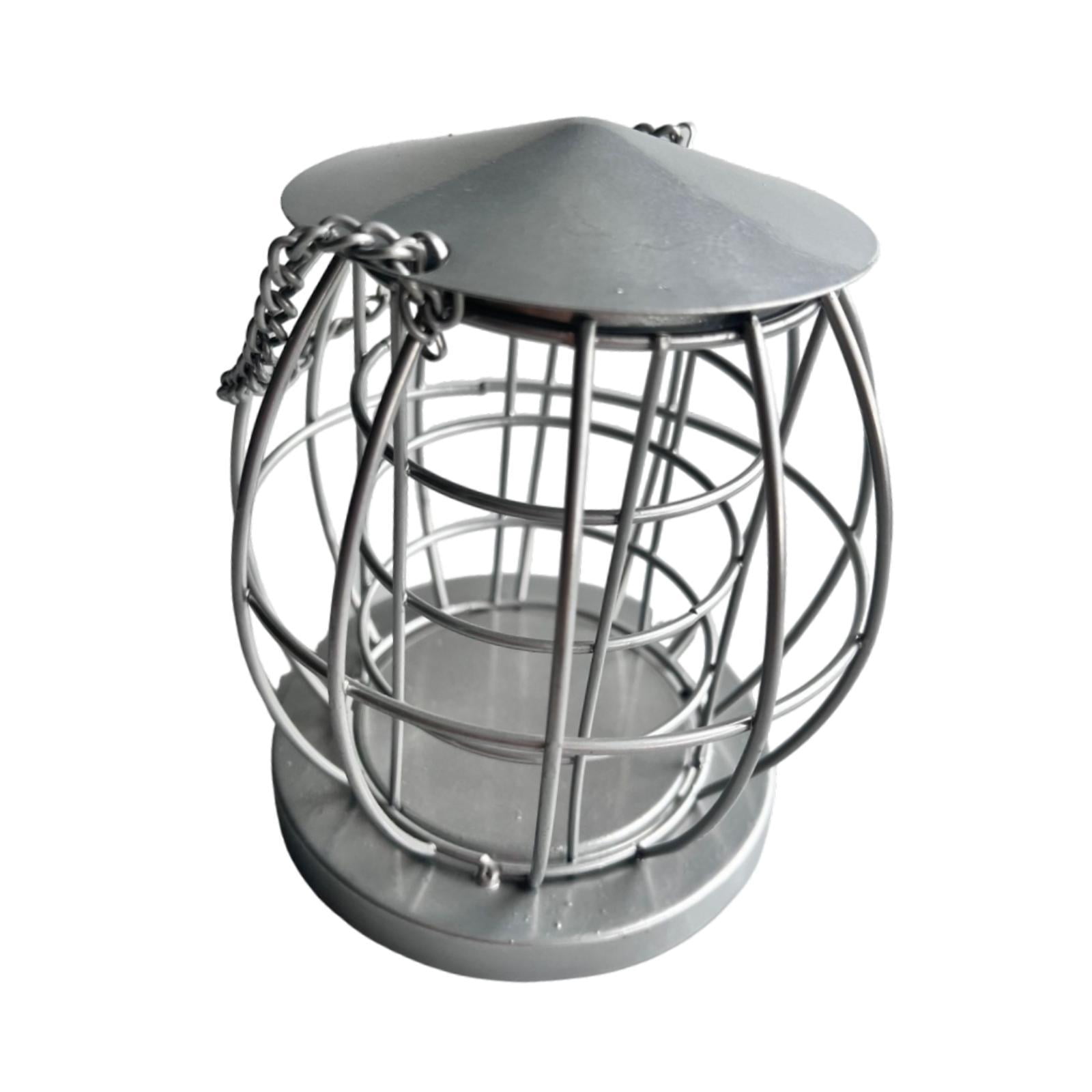 colaxi Garden Metal Wire Hanging Bird Feeder 10.5x13.8cm Anti Squirrel ...