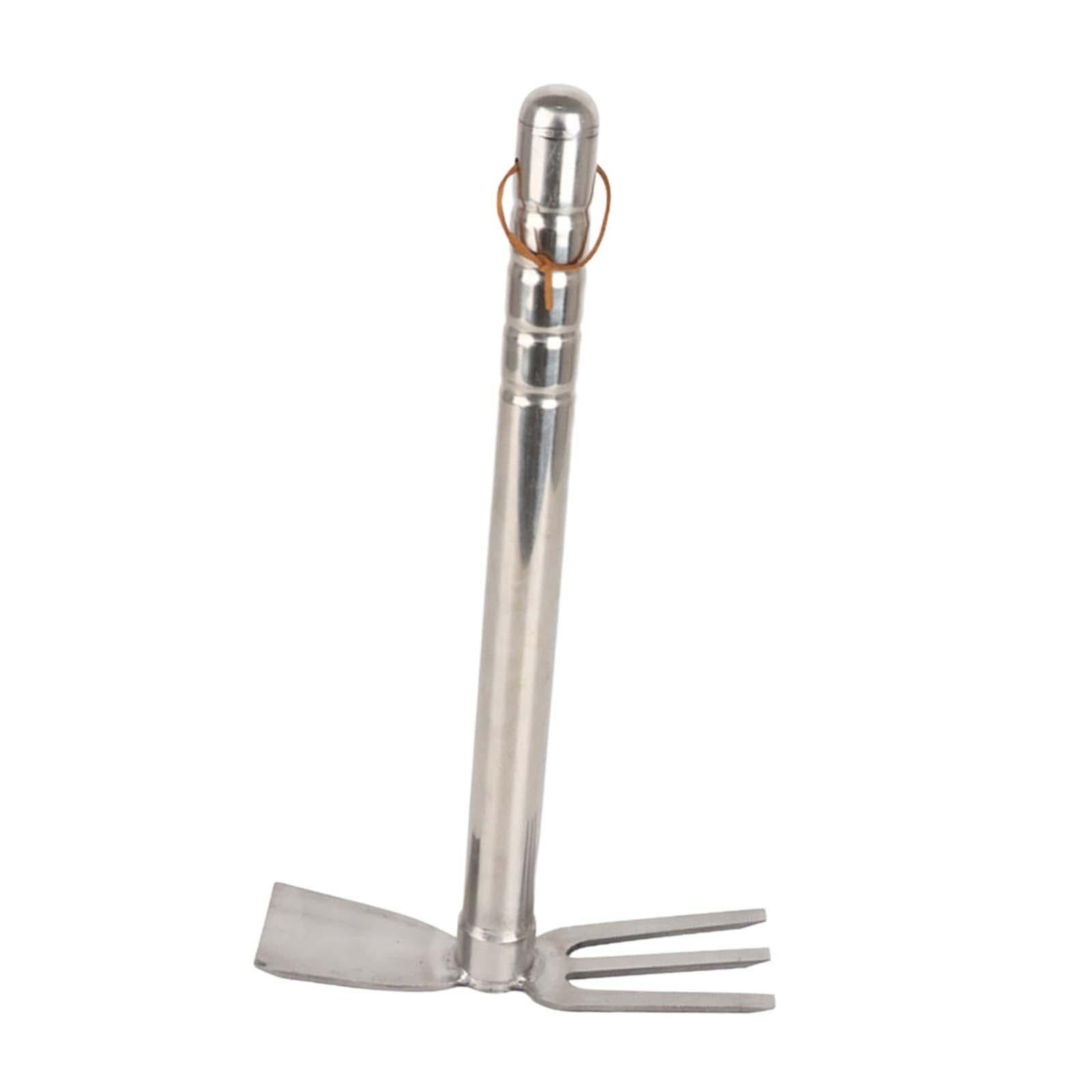 colaxi Gardening Hand Tiller Tool Stainless Steel Cultivating Tool ...