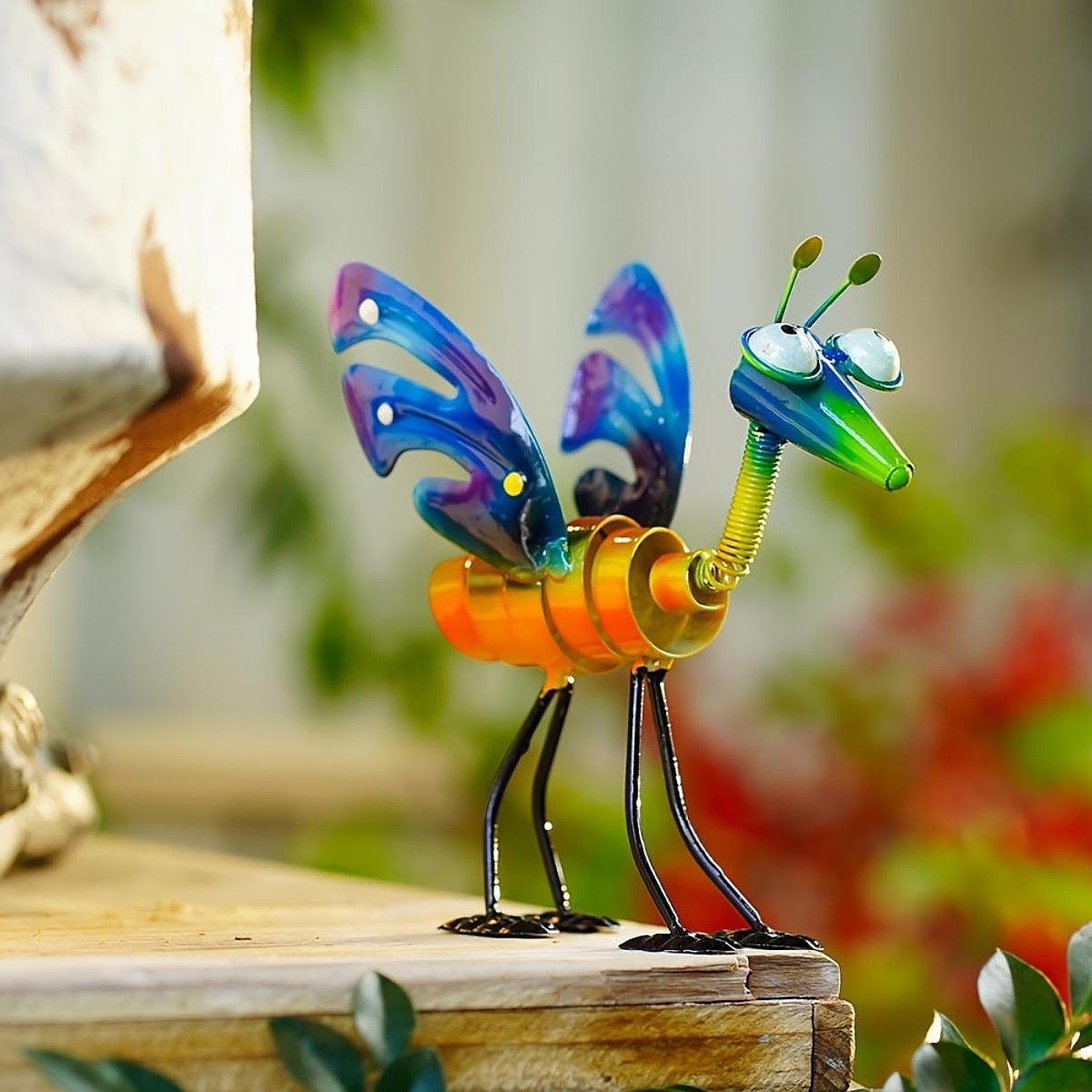 colaxi Metal Grasshopper Garden Decor 5.12x5.83" for Patio Indoor ...