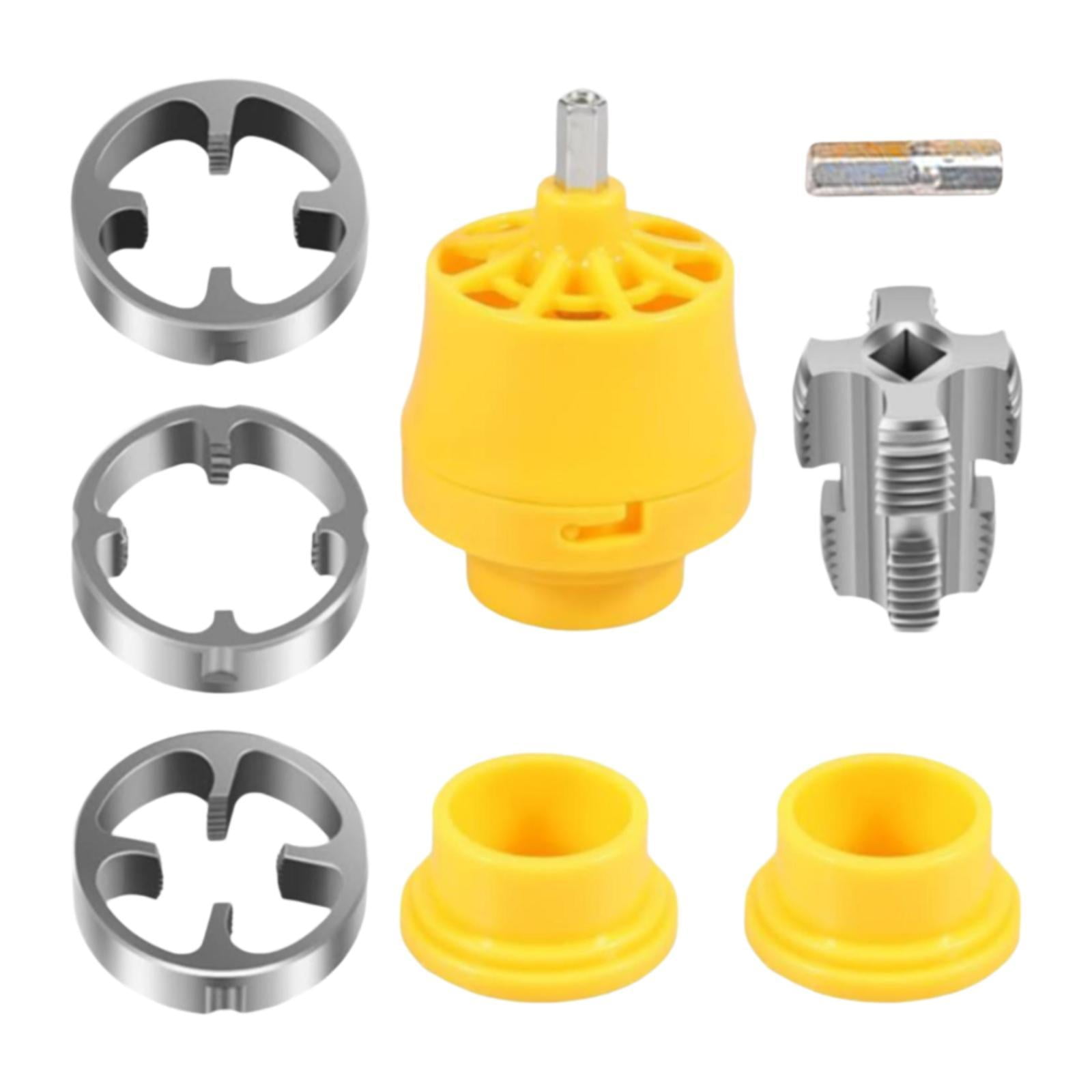 colaxi PVC Pipe Threader -Kit, 1/2 "3/4" 1 "3 Dies, Hand Tool, Pipe ...