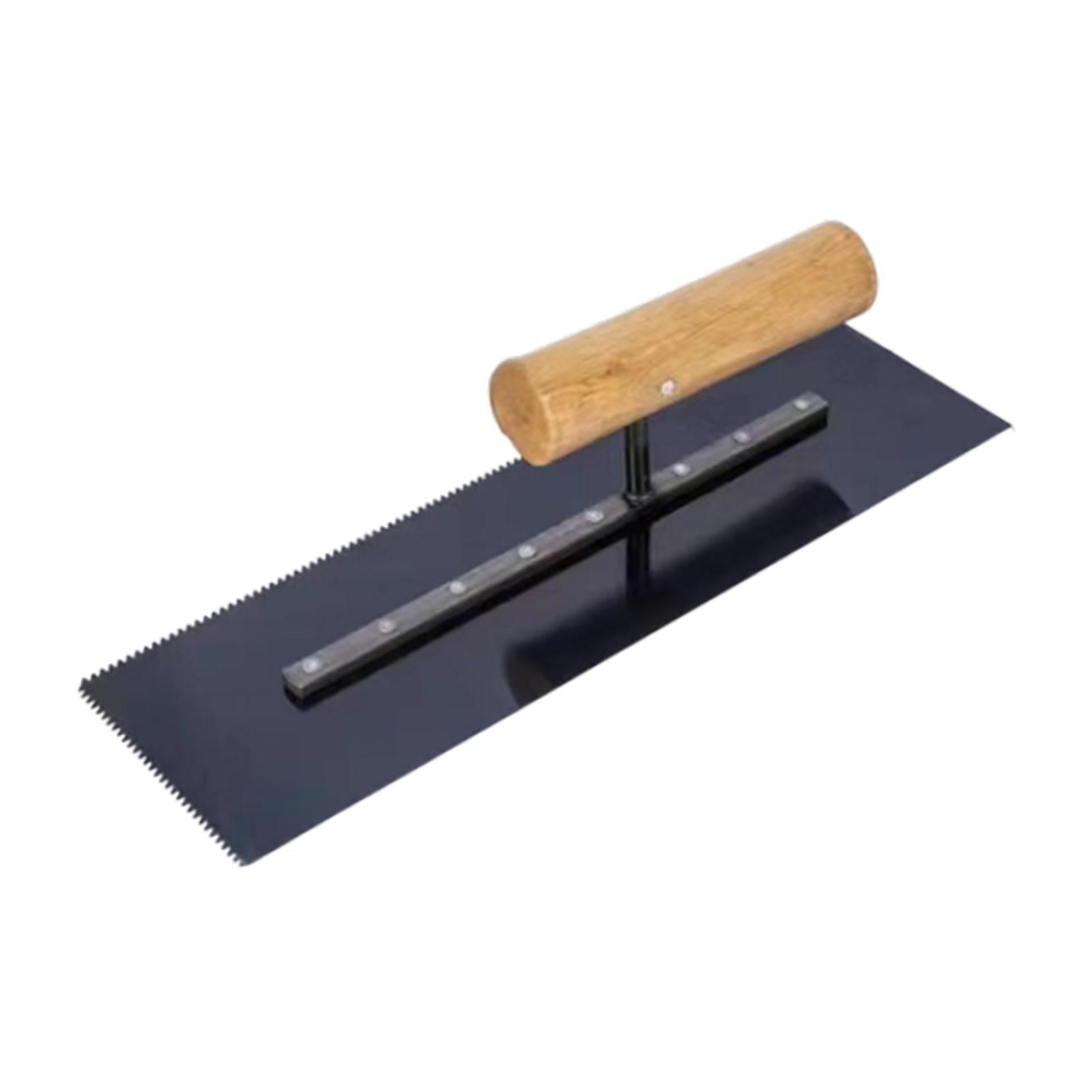 colaxi Plastering Trowel Flat Finishing Trowel with Wood Handle ...