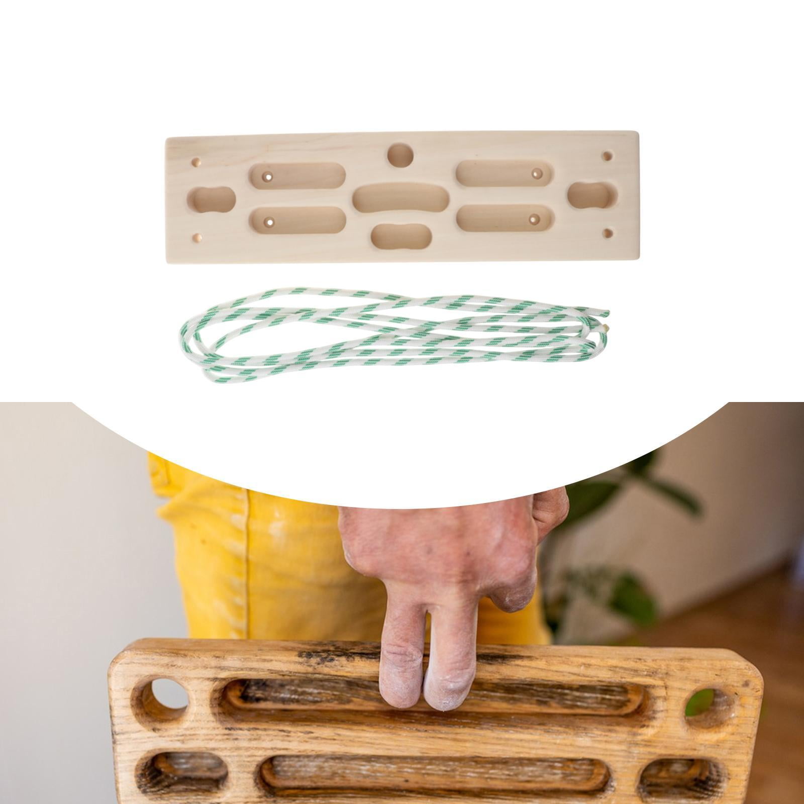 colaxi Rock Climbing Hanging Board Pull Ups Home Gym Fitness Hand Grip ...