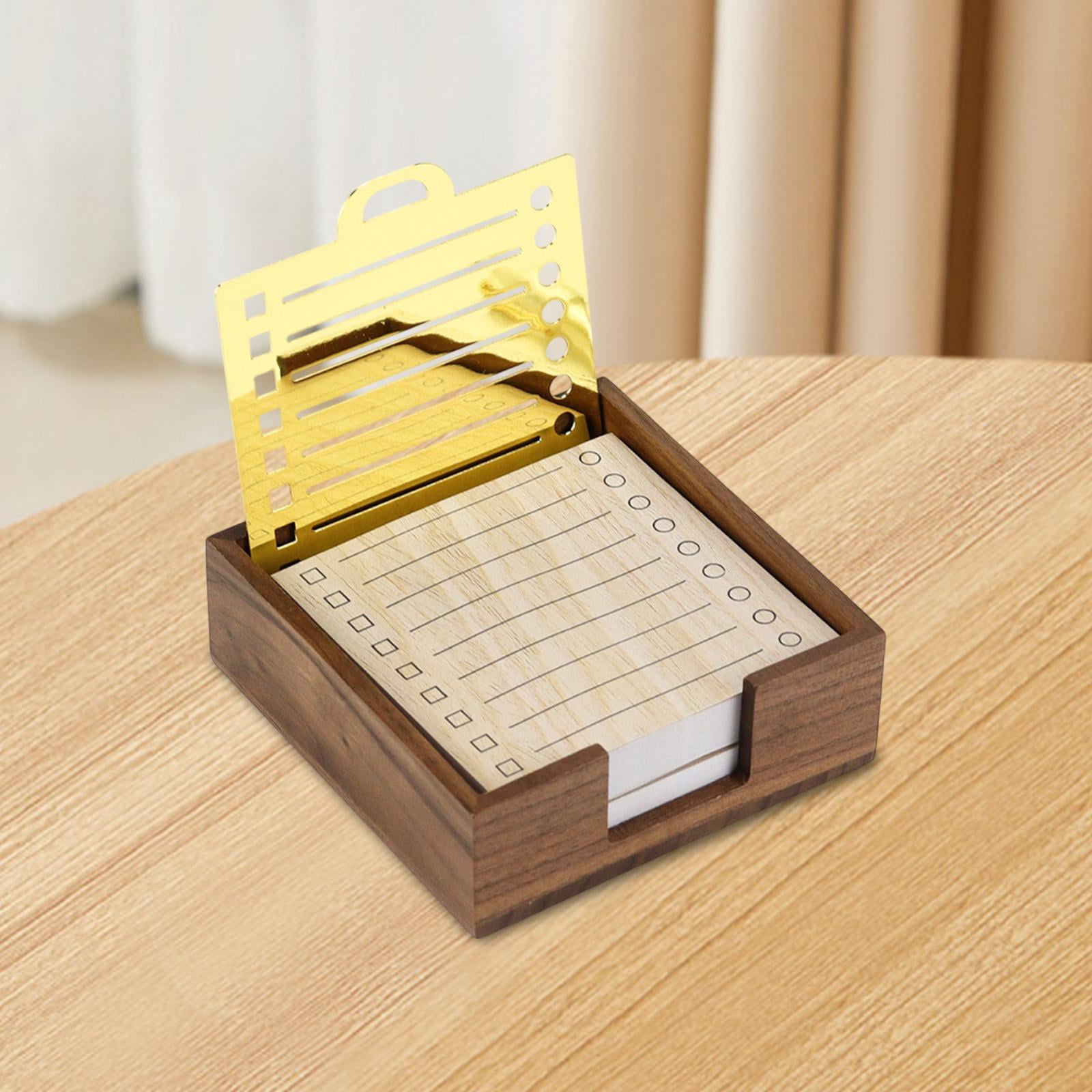 colaxi Sticky Note Holder with Stencil Notes Dispenser Sturdy Versatile ...