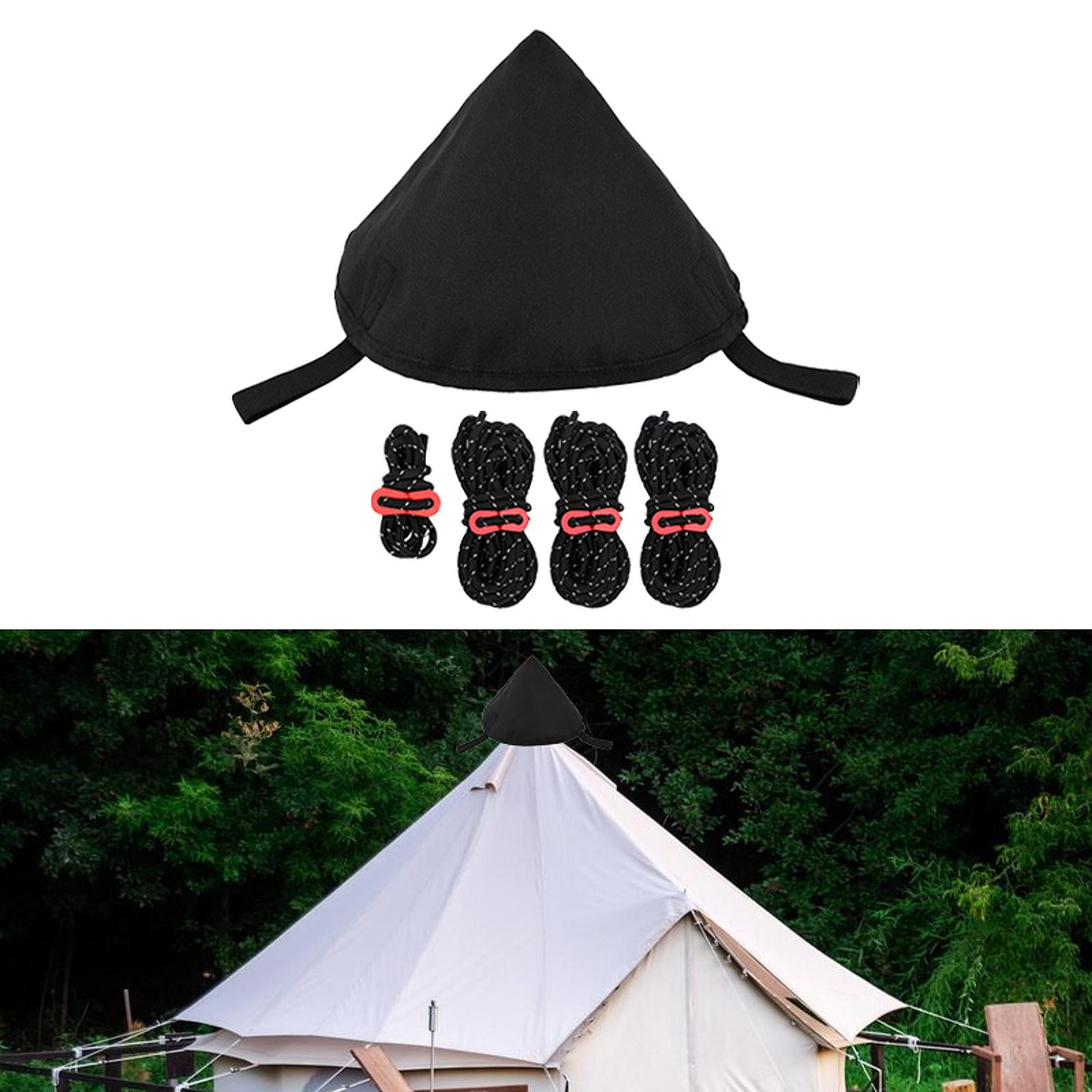 colaxi Tarp Tent Connect Cap Canopy Connector Pole Tent Hat Adjustable ...