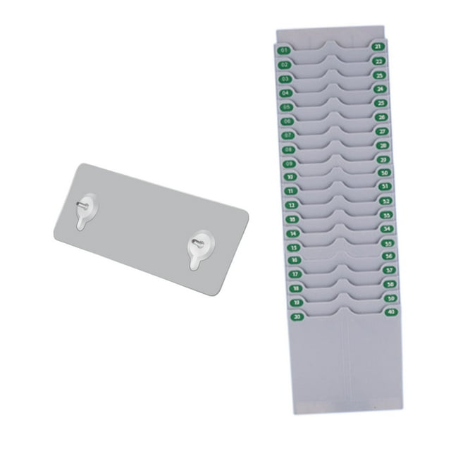 colaxi Time Card Holder Expanding Time Card Rack Attendance Payroll ...