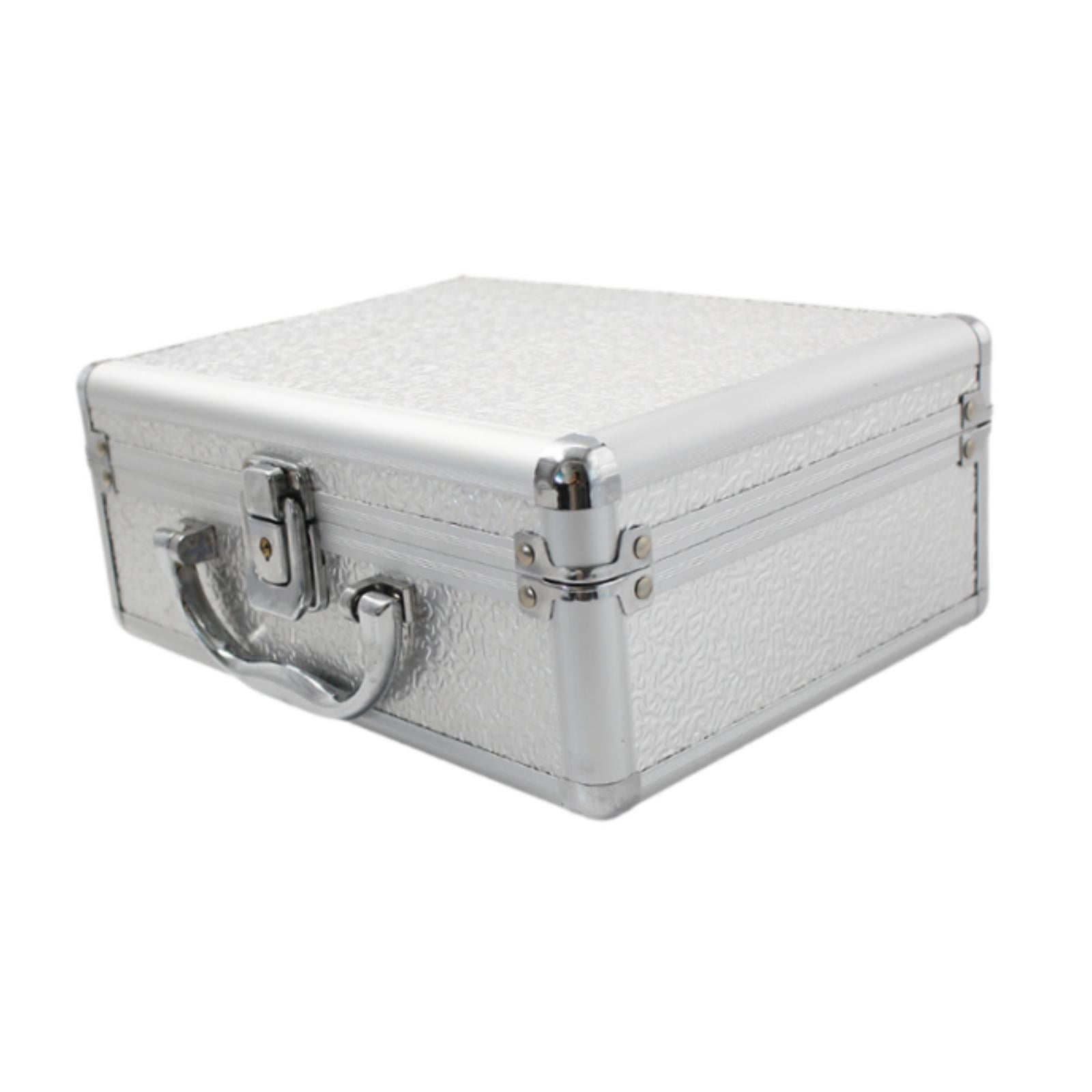 colaxi Tool Case Aluminum Alloy Tool Box Impact Resistant Universal ...
