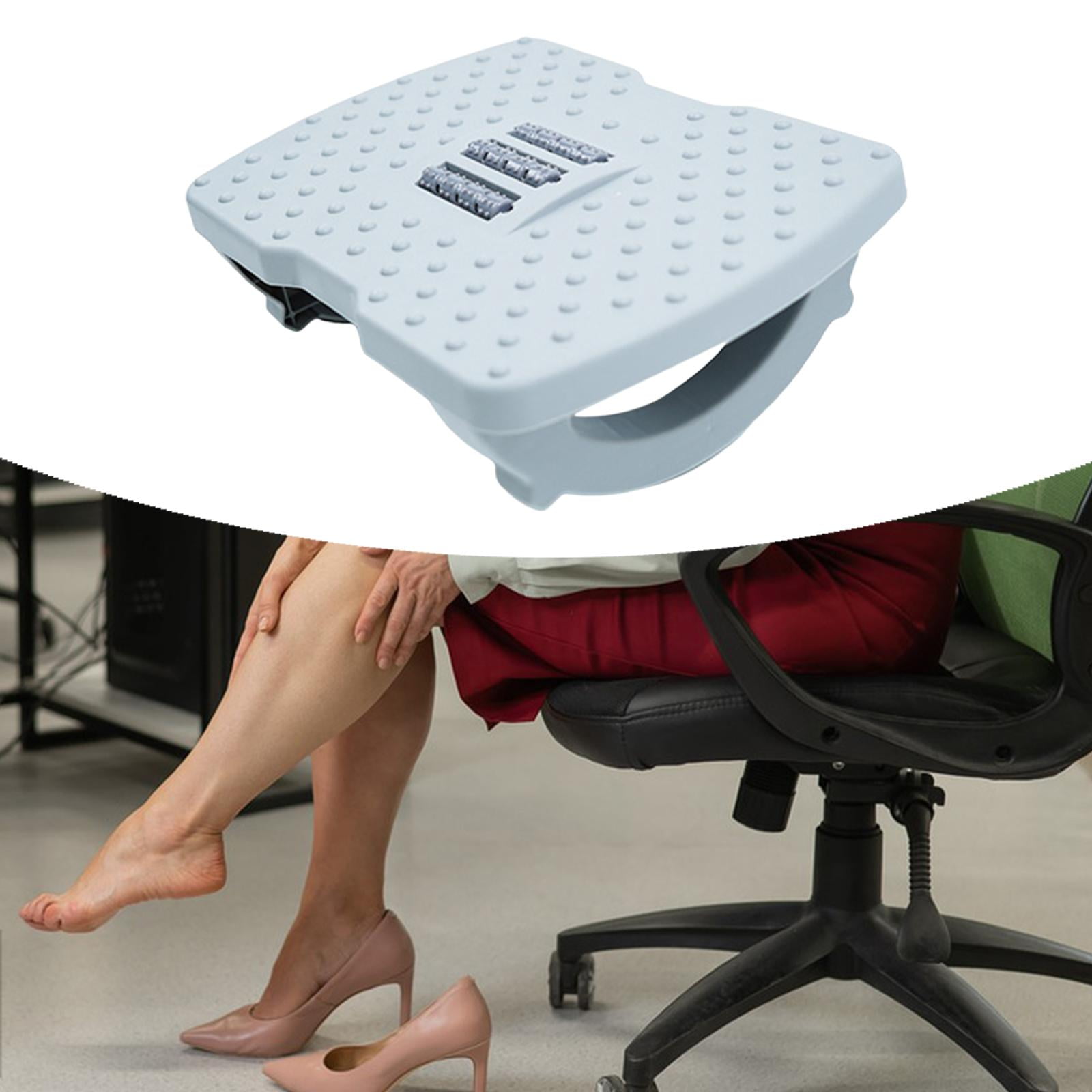 colaxi Under Desk Rocking Foot Rest with Massage Rollers Foot Stool for ...