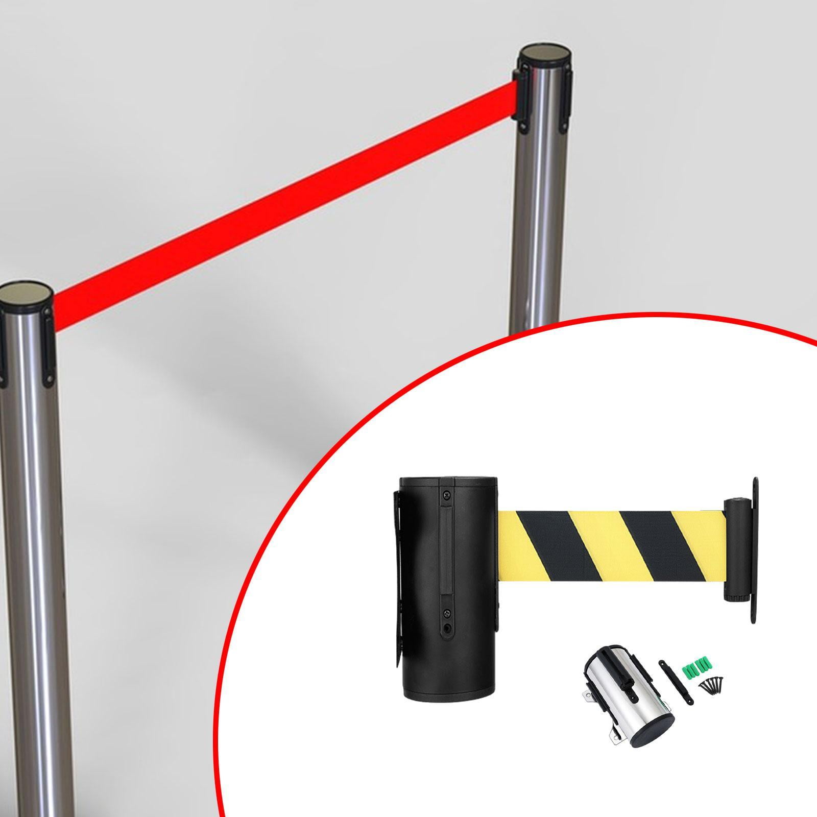 colaxi Wall Mount Retractable Belt Barrier Crowd Control Barrier Nylon ...