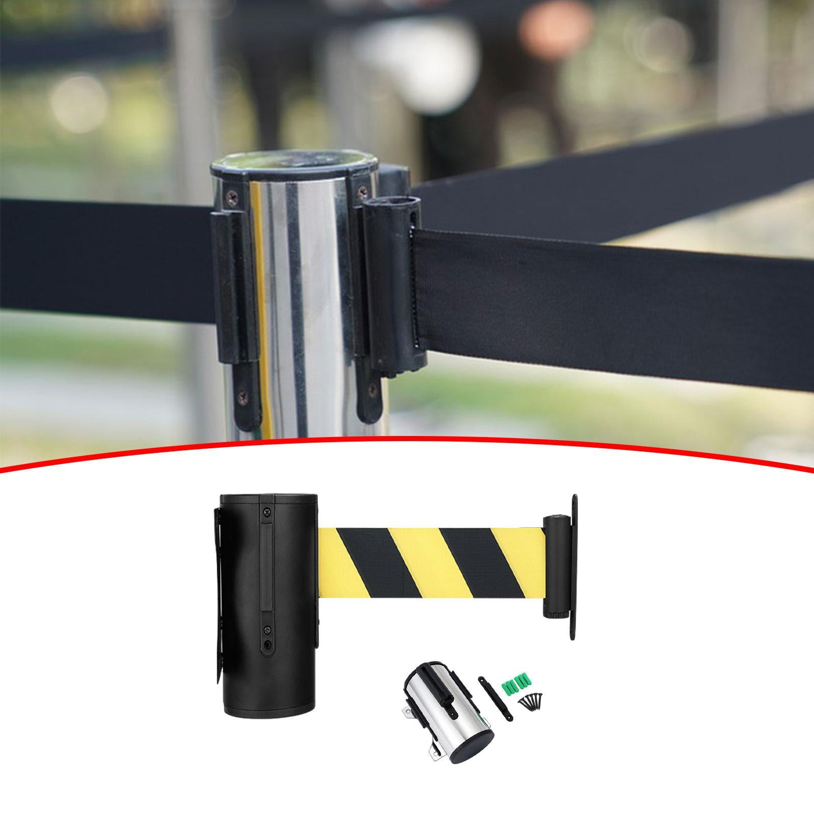 colaxi Wall Mount Retractable Belt Barrier Crowd Control Barrier Nylon ...