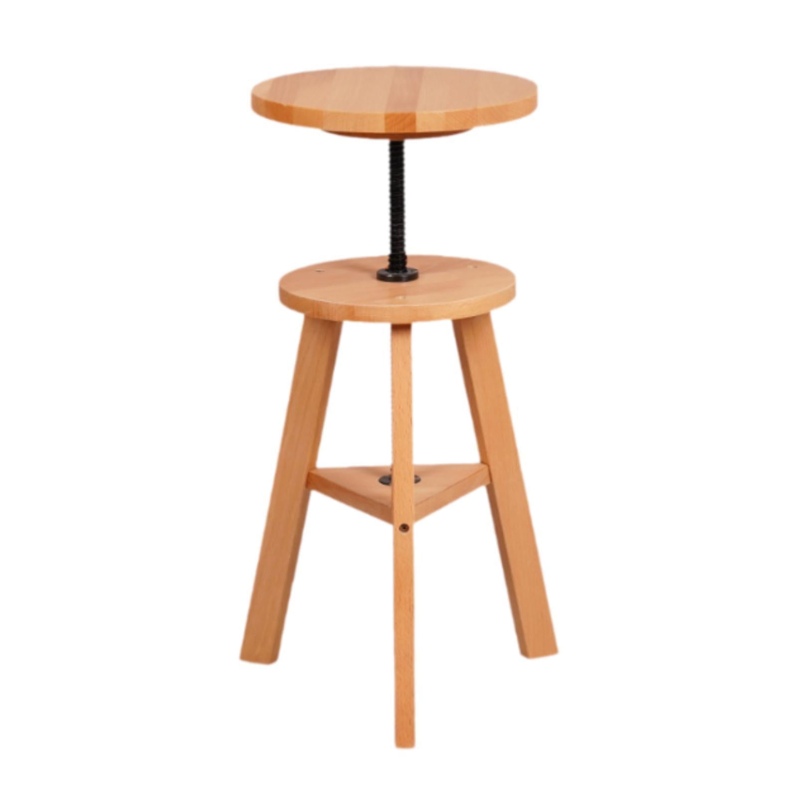 colaxi Wooden Drafting Stool Office Studio Stool, Painting Stool Wood ...